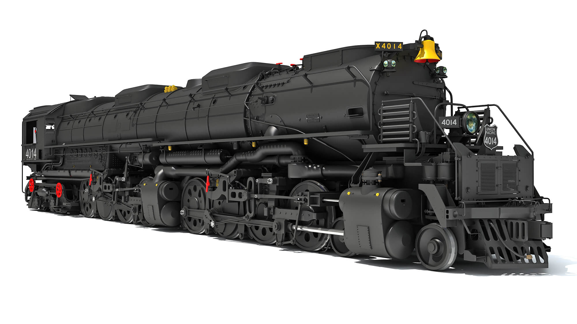 Steam Locomotive Big Boy Train - 3D Model by 3D Horse
