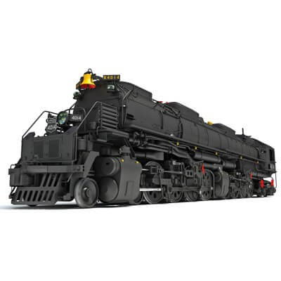 Steam Locomotive Big Boy Train - 3D Model by 3D Horse