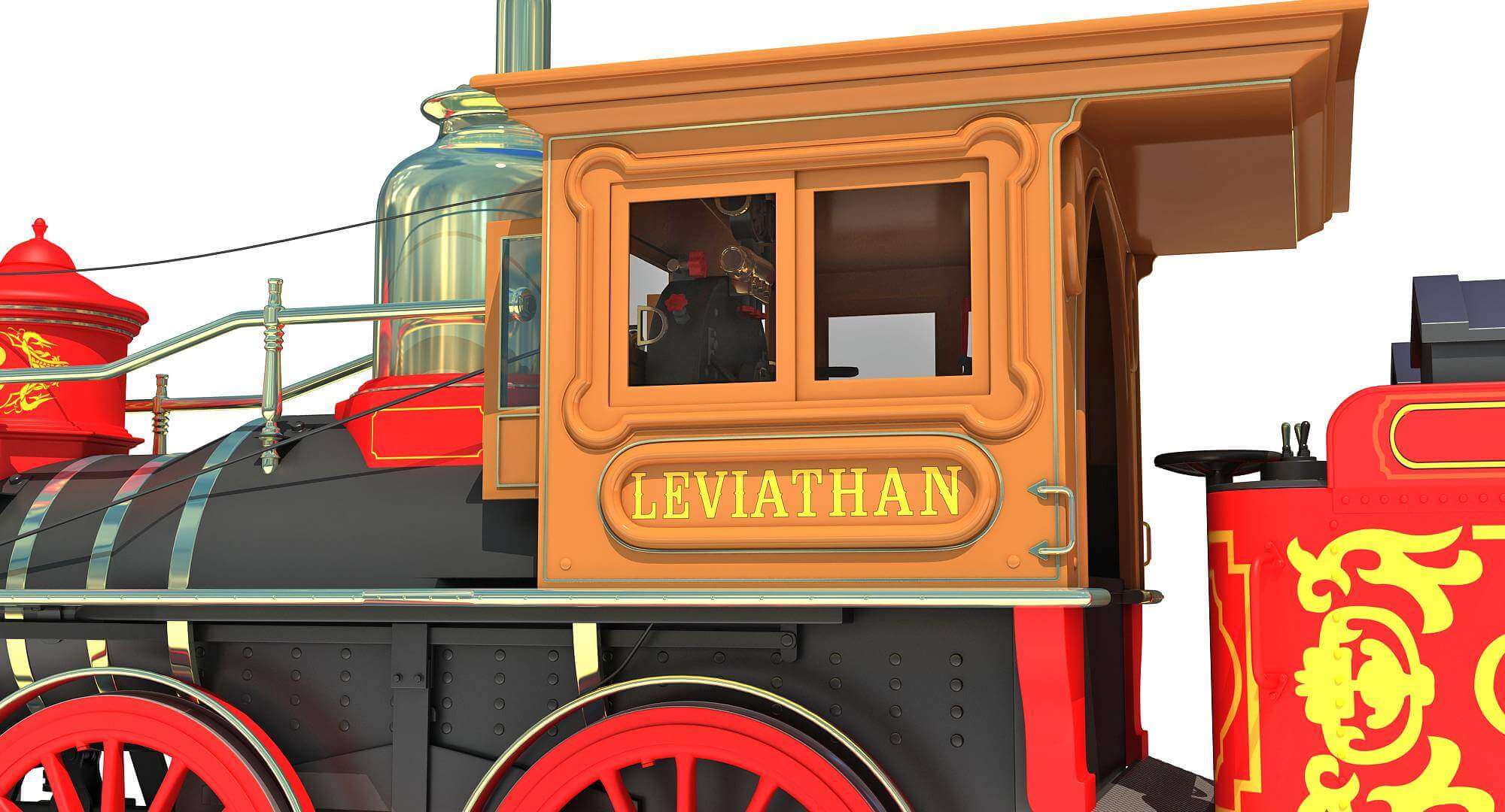 Steam Locomotive Leviathan - 3D Model by 3D Horse