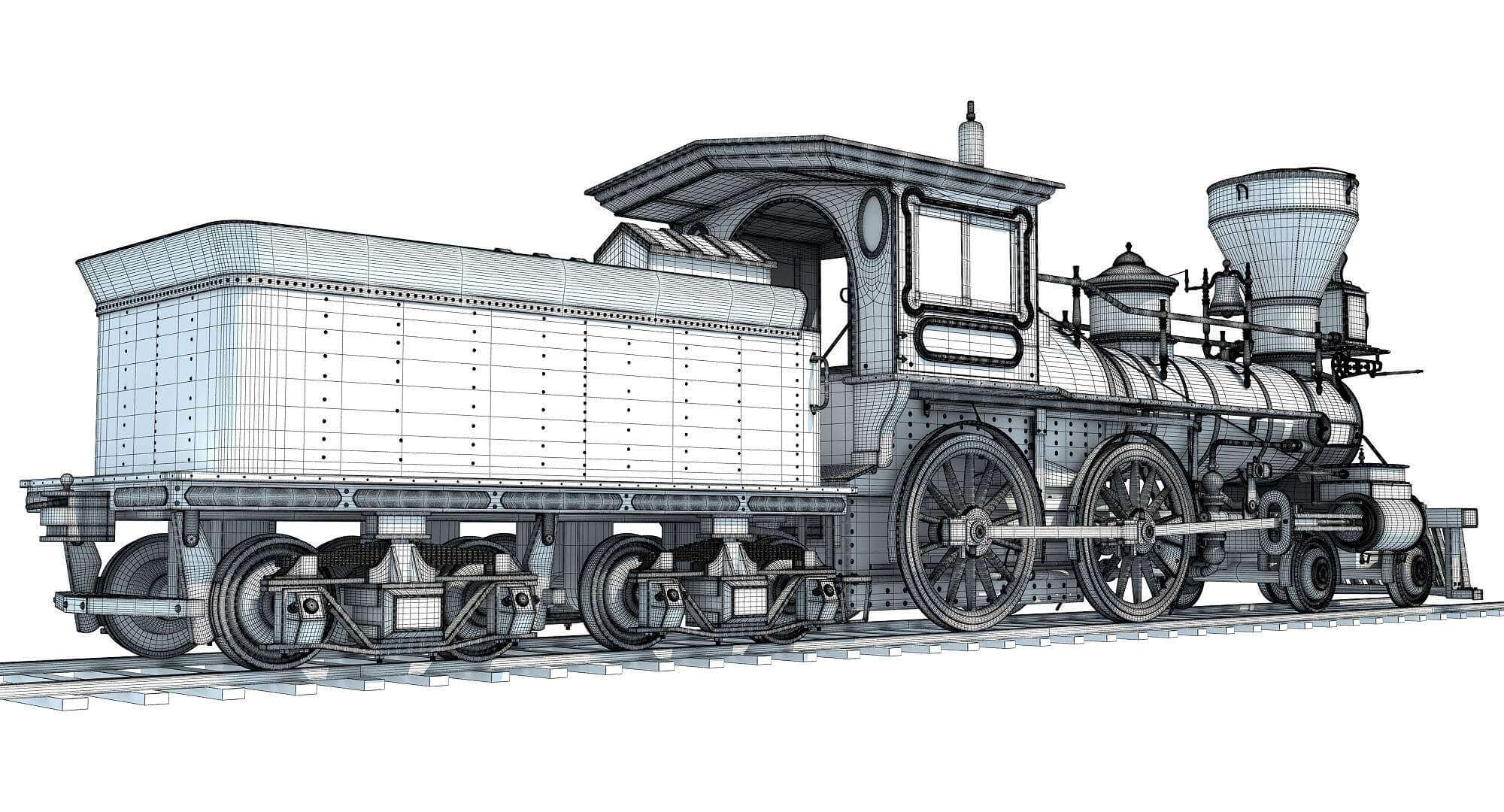 Steam Locomotive Leviathan - 3D Model by 3D Horse