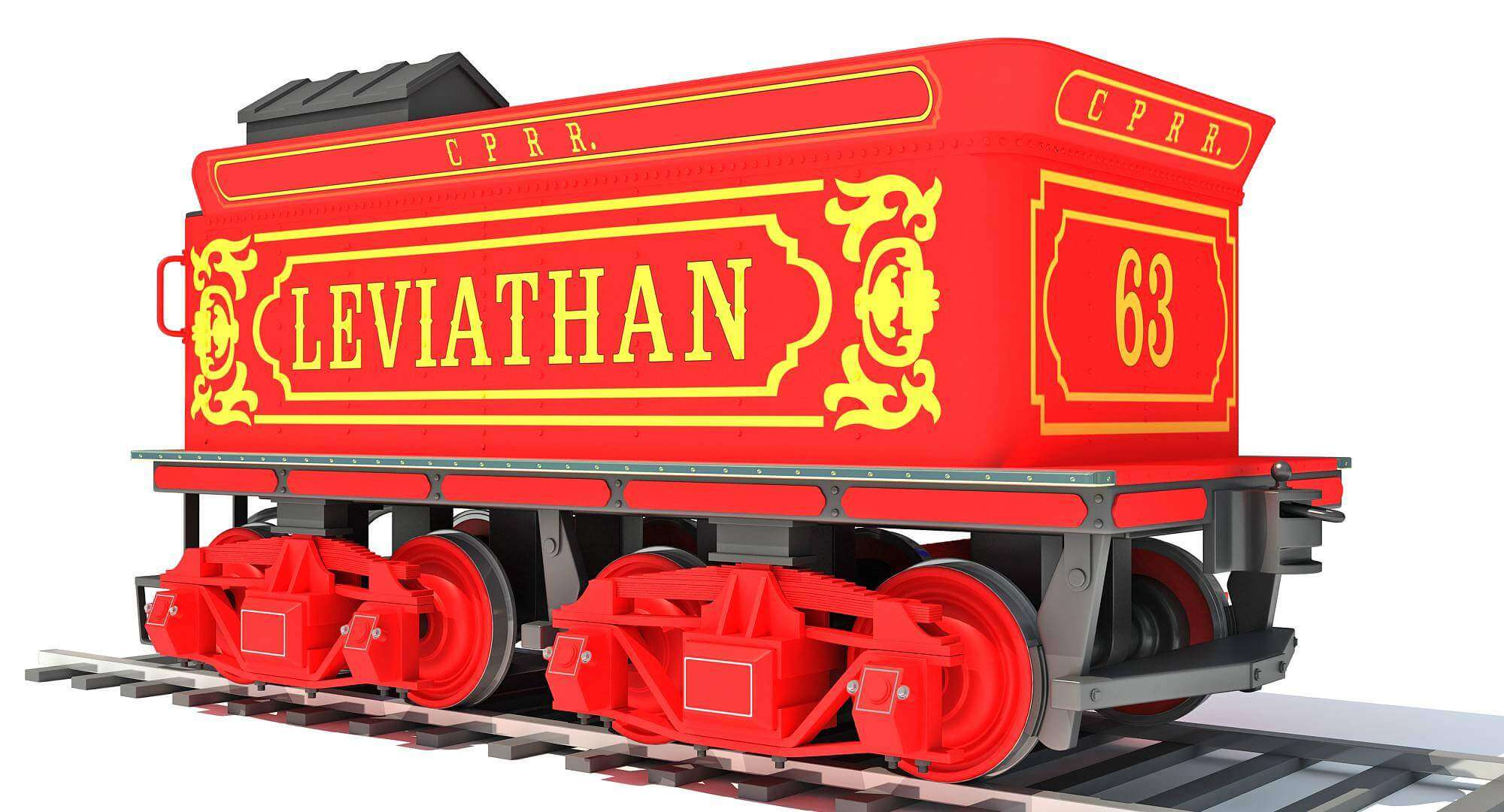 Steam Locomotive Tender - 3D Model by 3D Horse