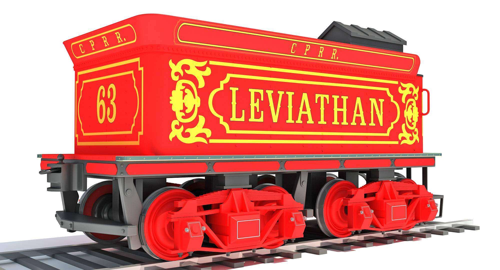 Steam Locomotive Tender - 3D Model by 3D Horse