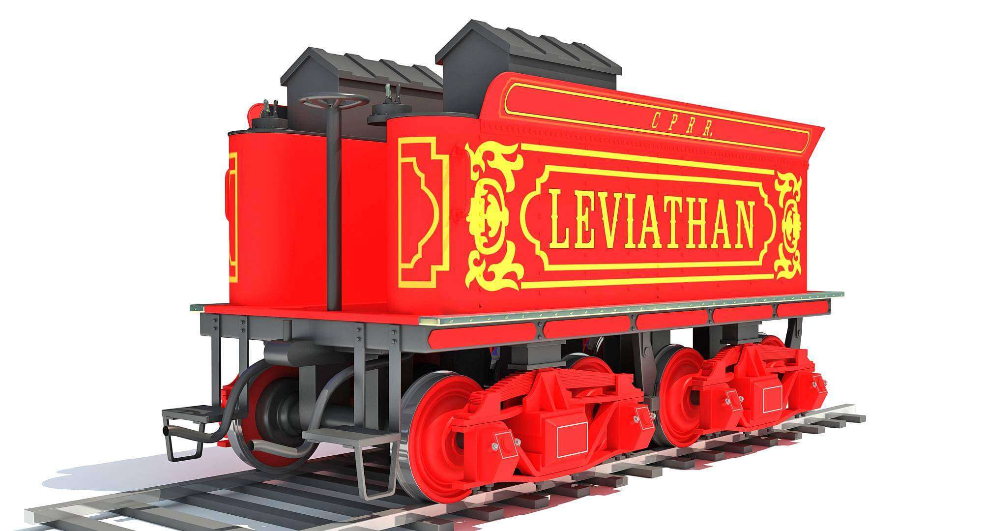 Steam Locomotive Tender - 3D Model by 3D Horse