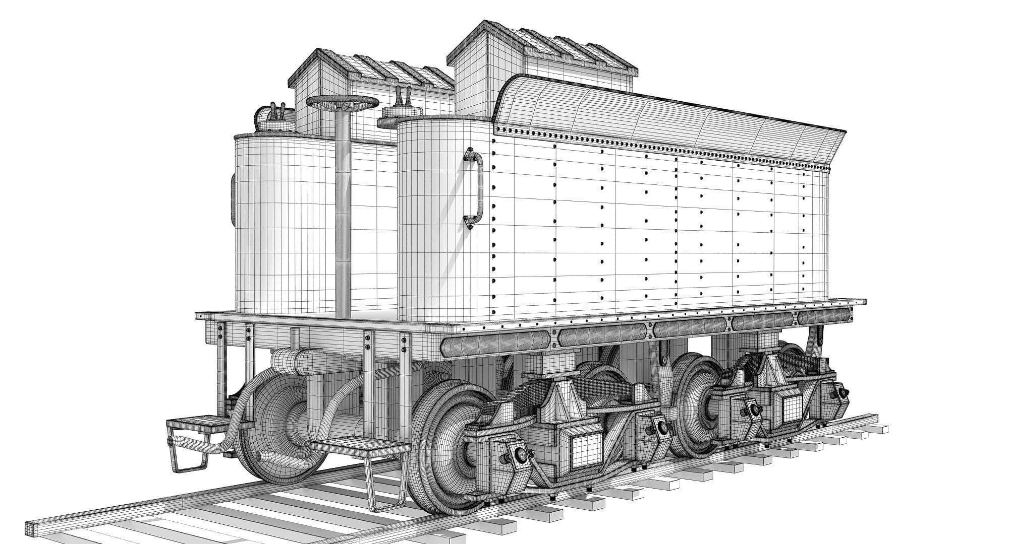 Steam Locomotive Tender - 3D Model by 3D Horse