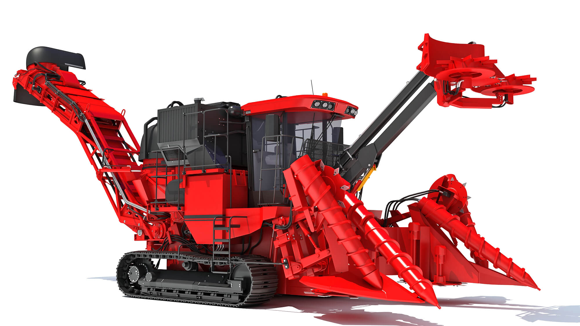 Sugar Cane Harvester - 3D Model by 3D Horse