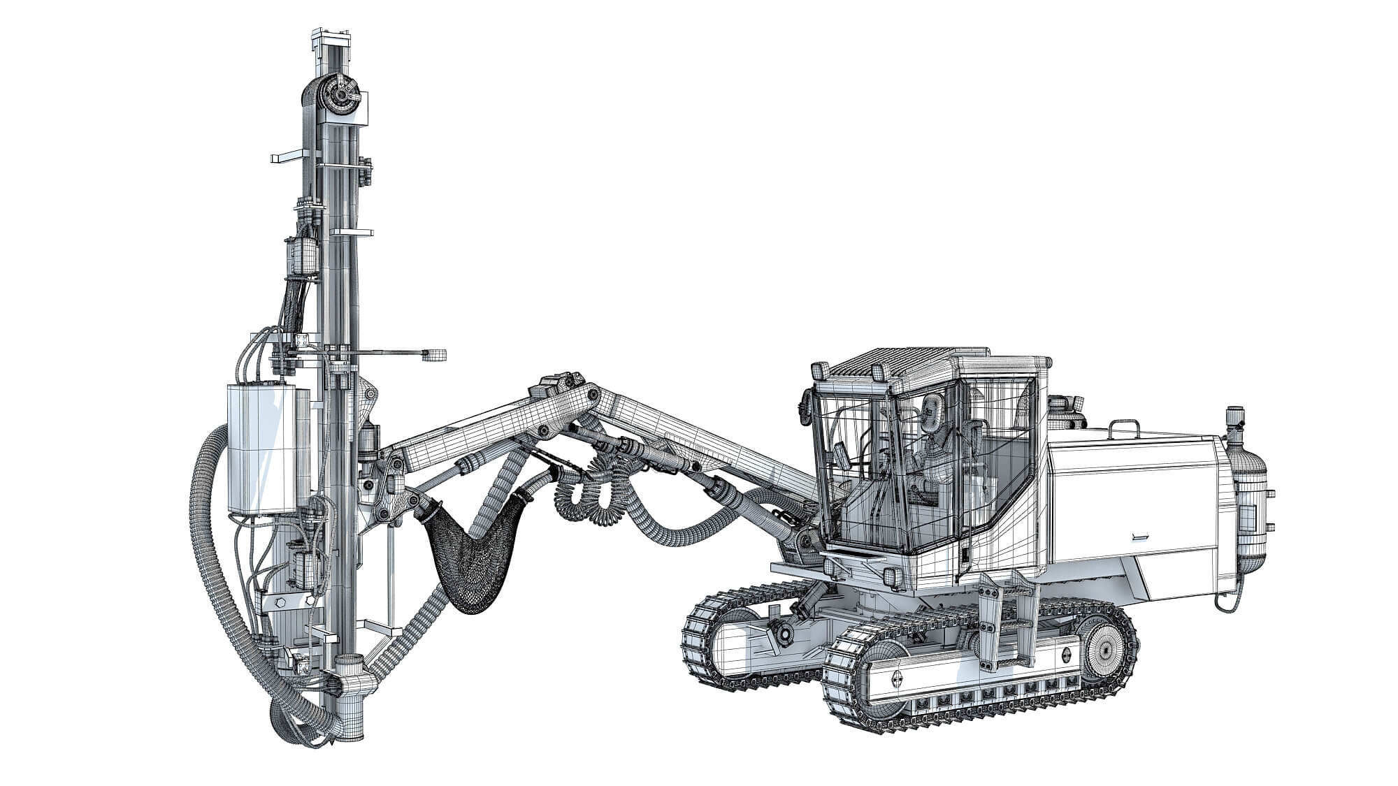 Surface Drill Rig - 3D Model by 3D Horse