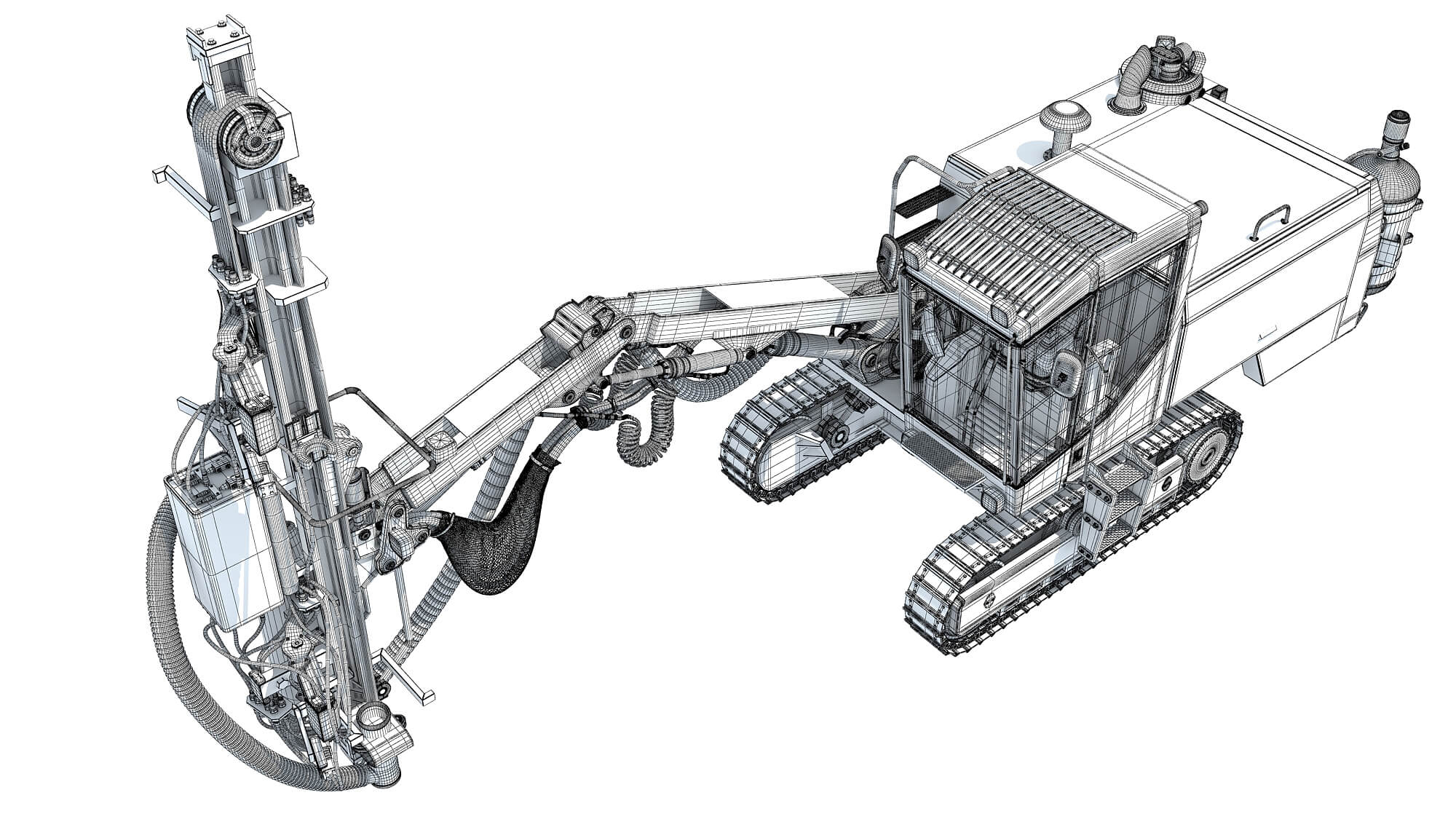 Surface Drill Rig - 3D Model by 3D Horse
