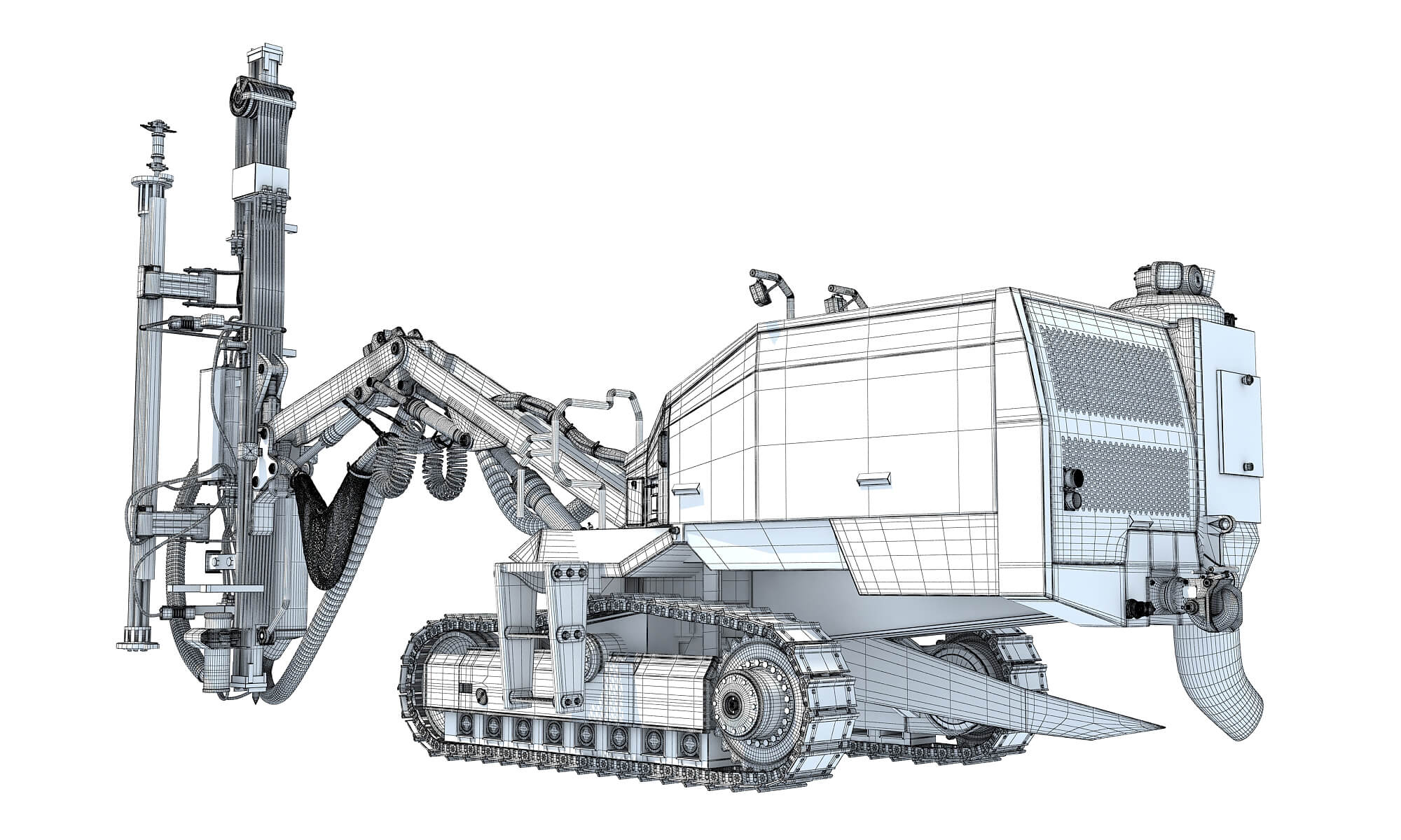 Surface Drilling Rig - 3D Model by 3D Horse