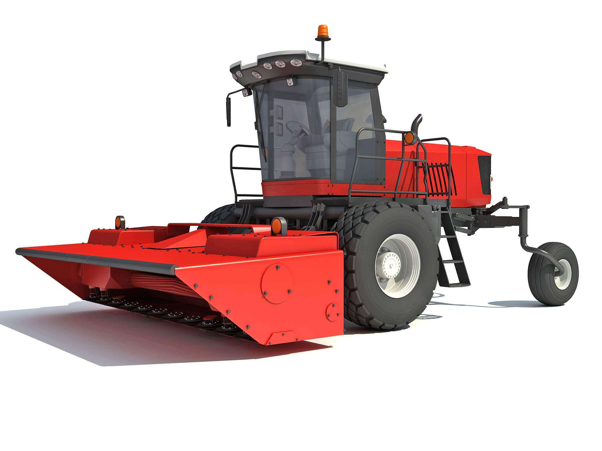 Swather Windrower Harvester - 3D Model by 3D Horse