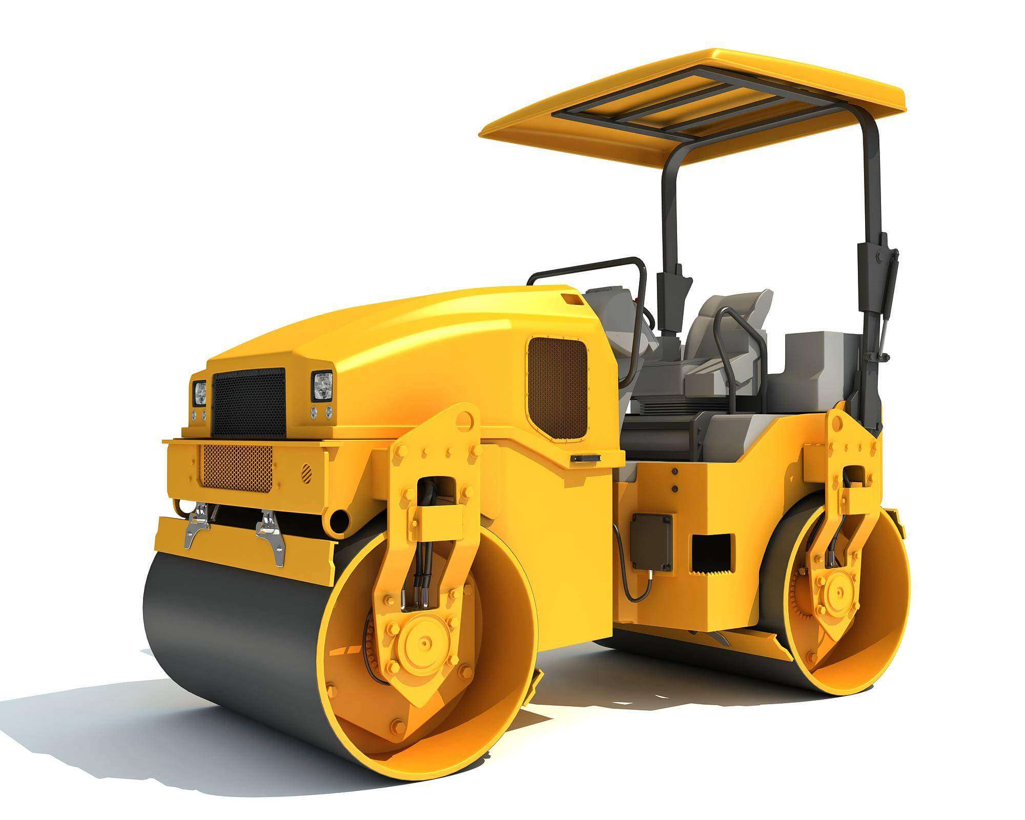 Tandem Vibratory Roller - 3D Model by 3D Horse