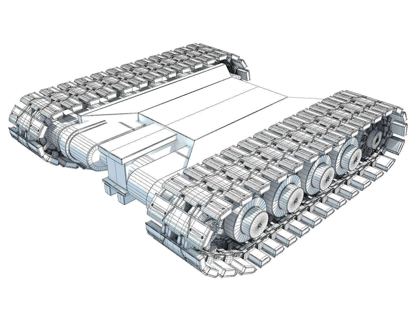 Tank Track - 3D Model by 3D Horse