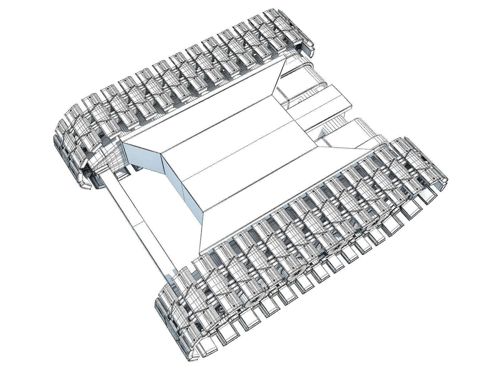 Tank Track - 3D Model by 3D Horse