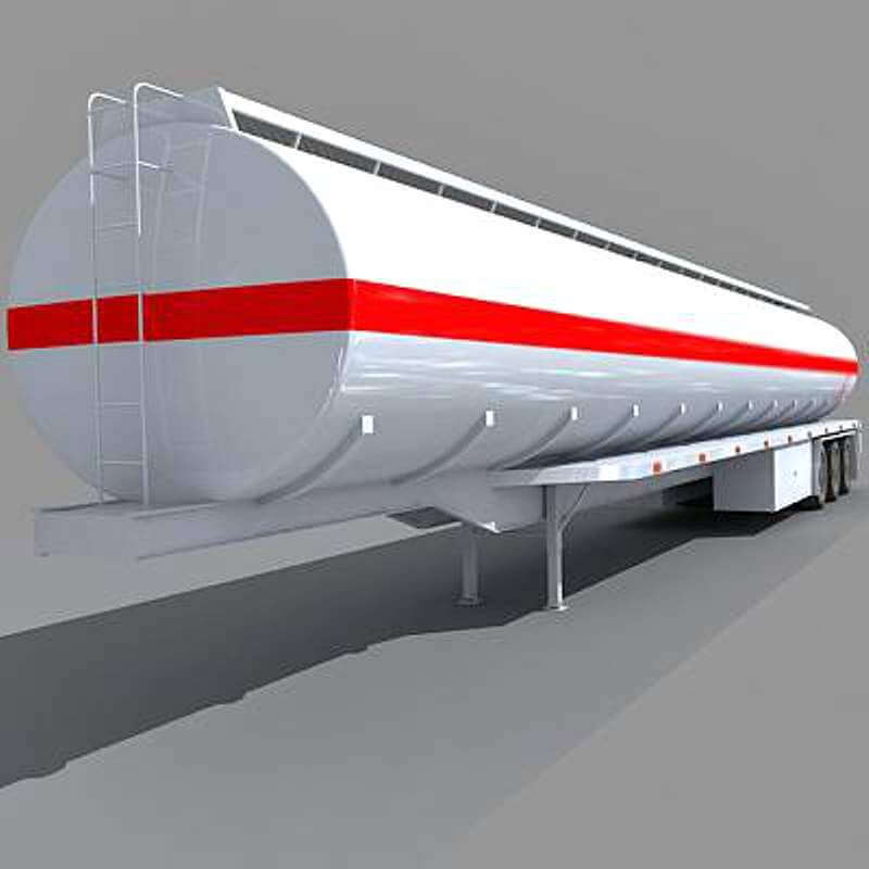 Tanker Trailer 02 - 3D Model by 3D Horse