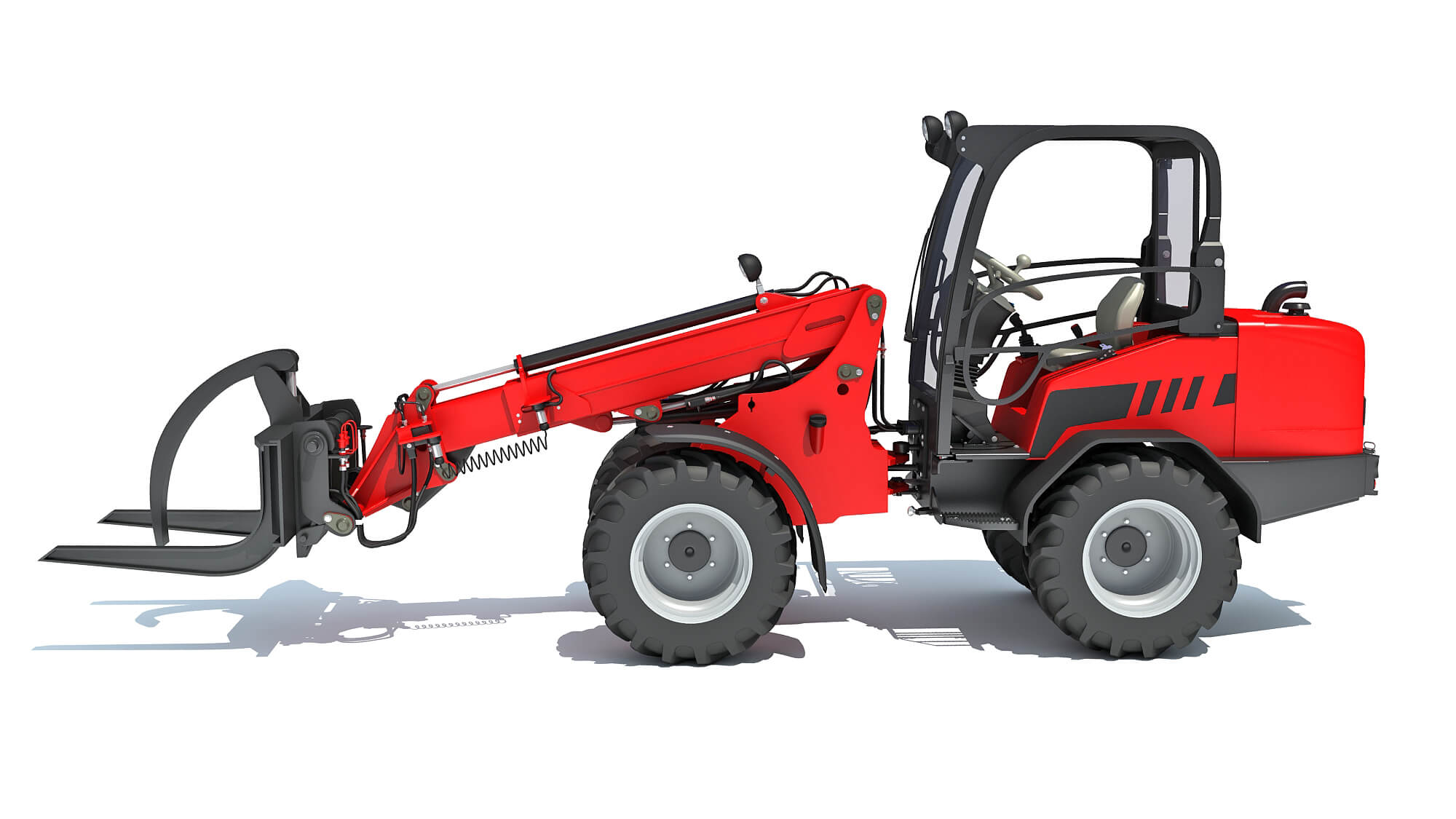 Telehandler Forklift - 3D Model by 3D Horse