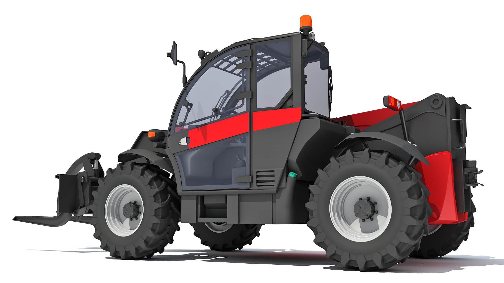 Telehandler Forklift - 3D Model by 3D Horse