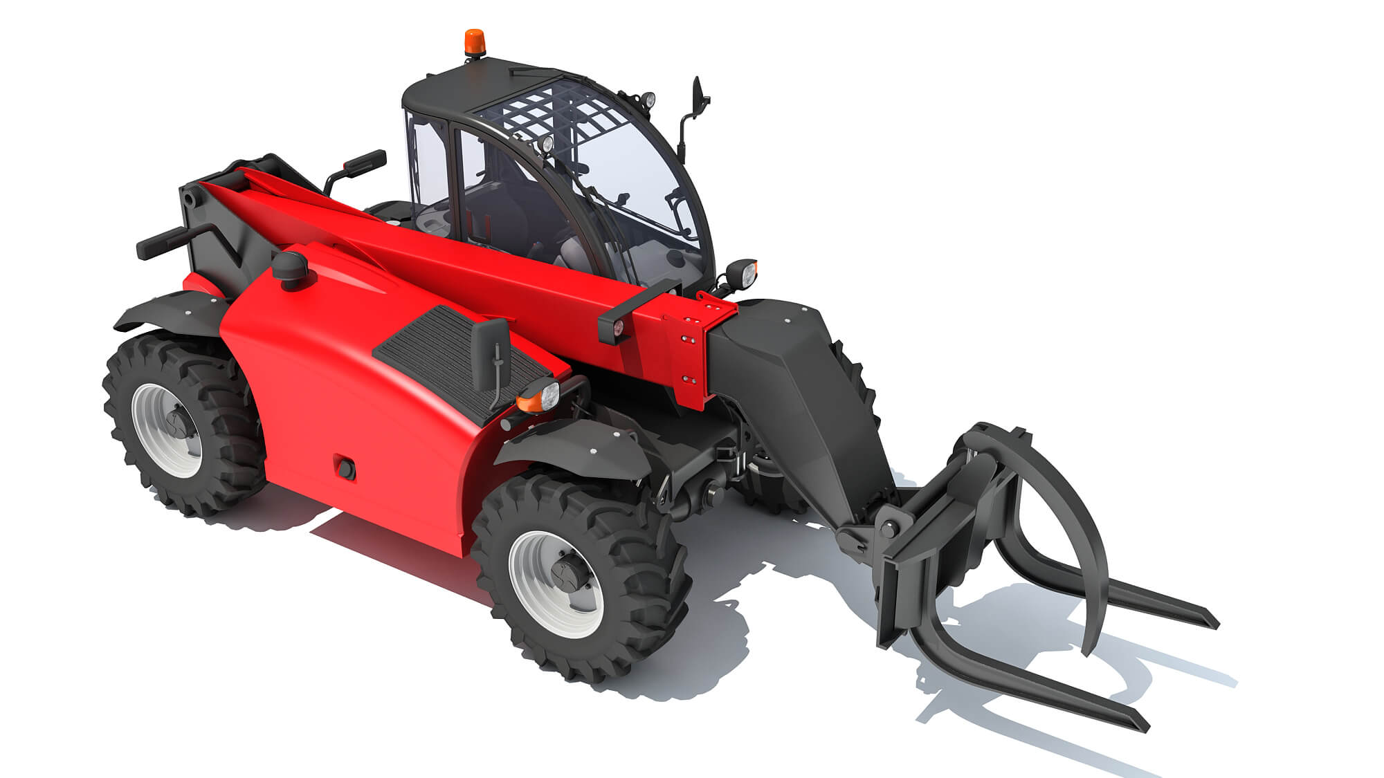 Telehandler Forklift - 3D Model by 3D Horse