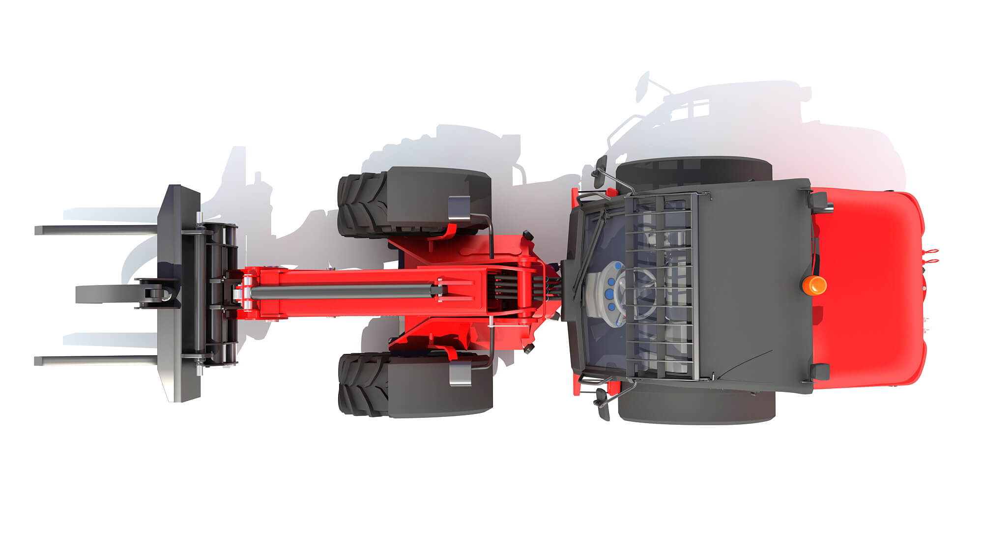 Telehandler Forklift - 3D Model by 3D Horse