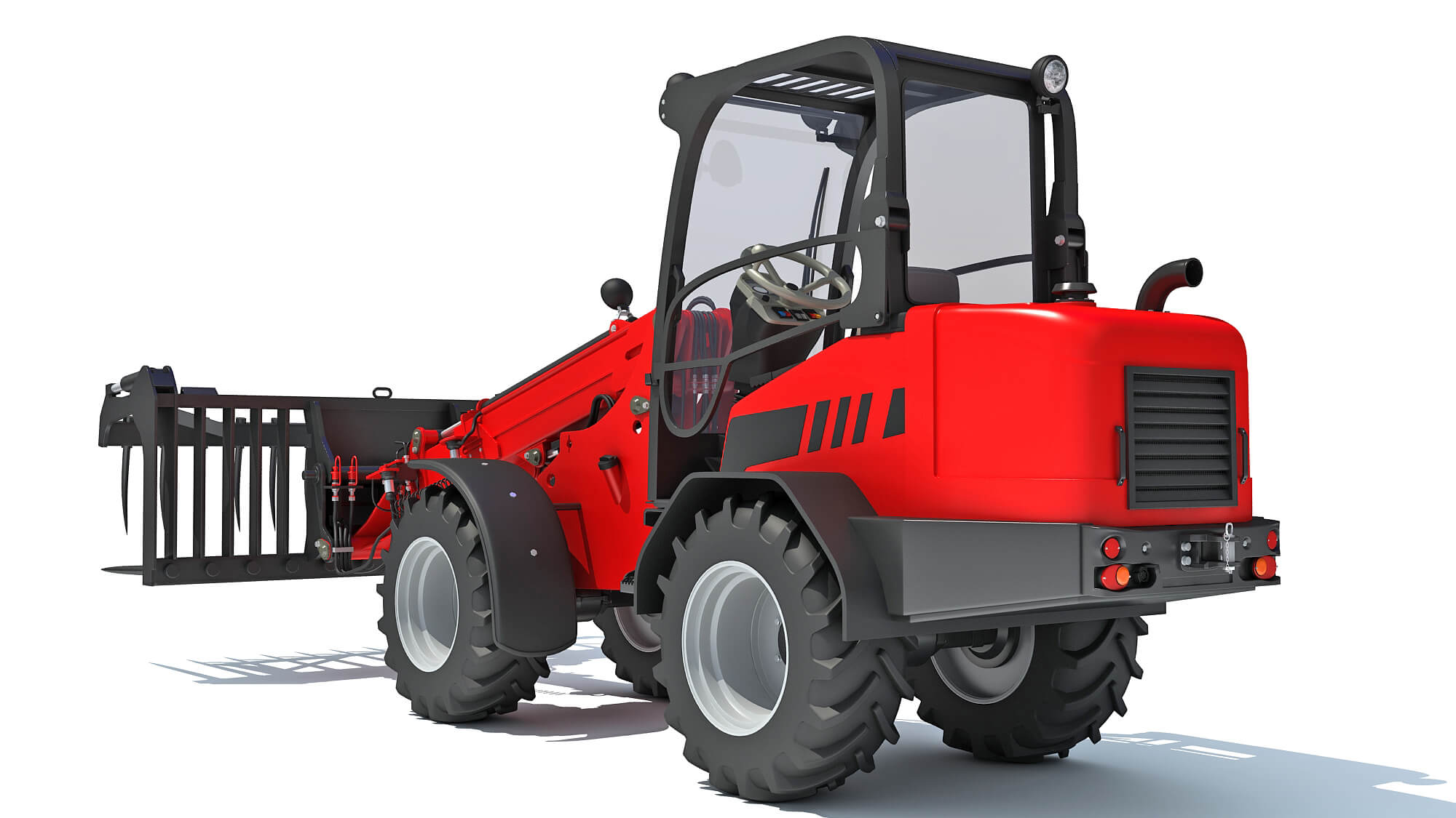 Telehandler Forklift - 3D Model by 3D Horse