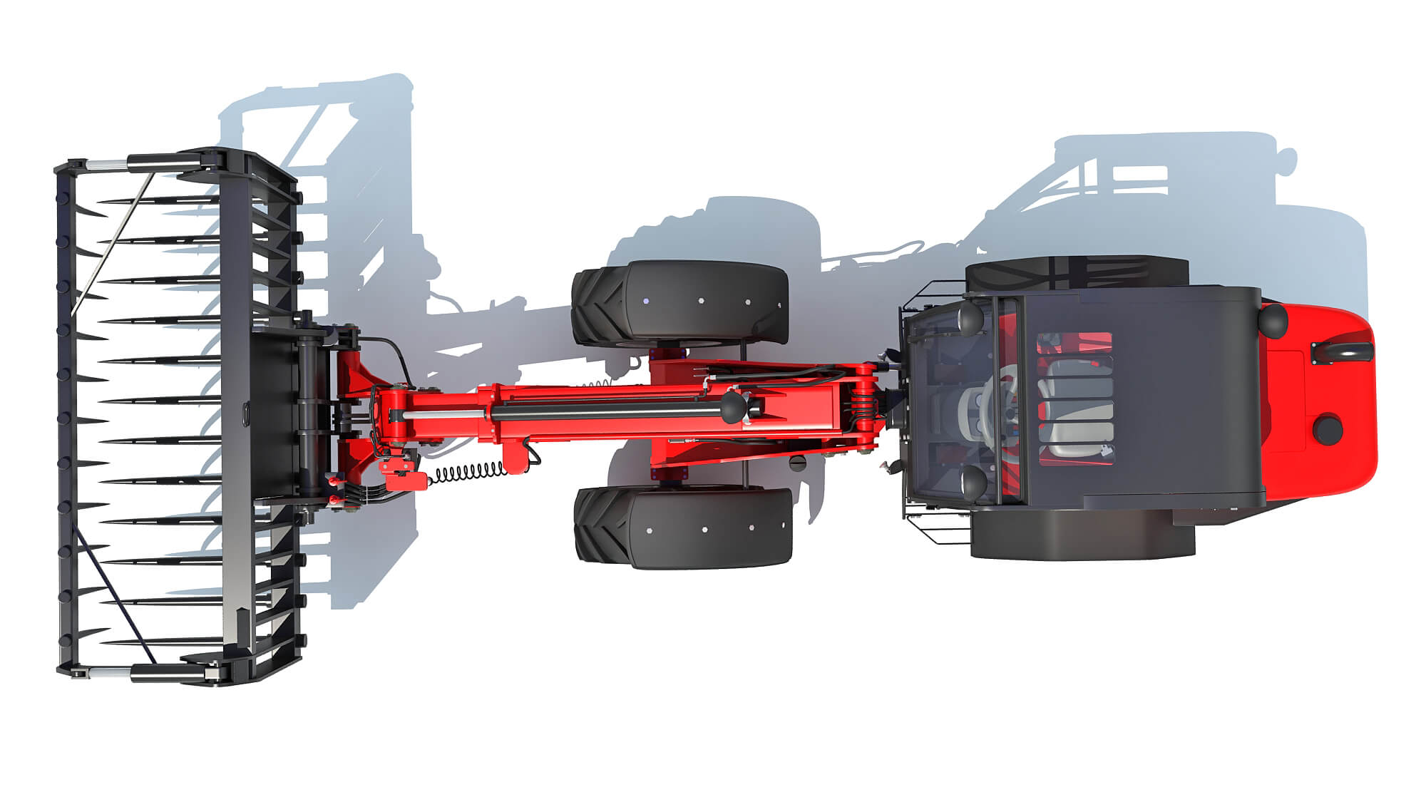 Telehandler Forklift - 3D Model by 3D Horse