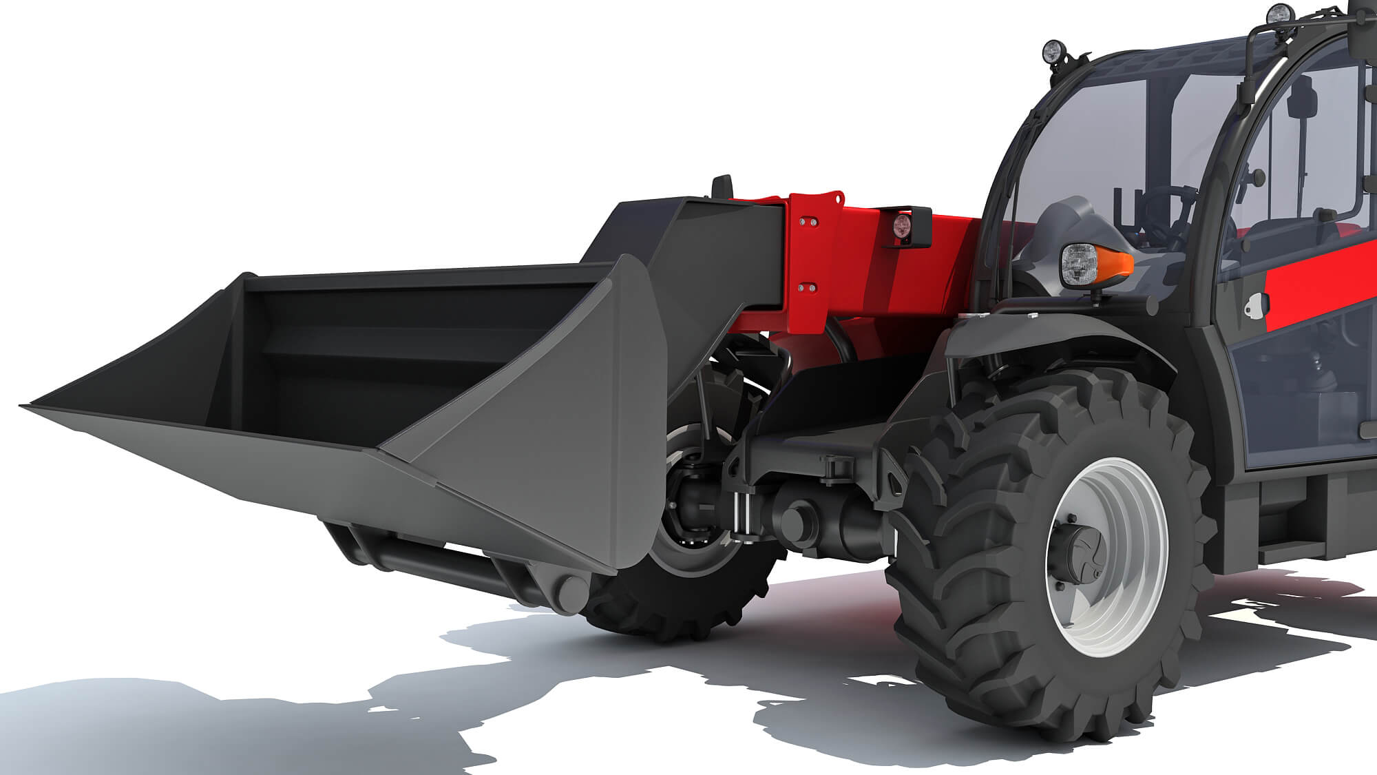 Telehandler Scoop Bucket - 3D Model by 3D Horse