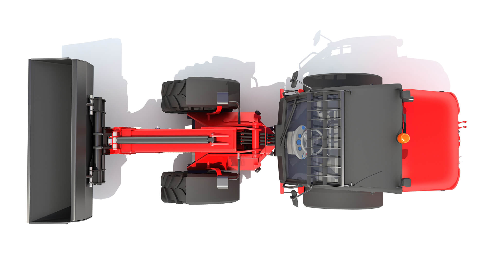 Telehandler Scoop Bucket - 3D Model by 3D Horse