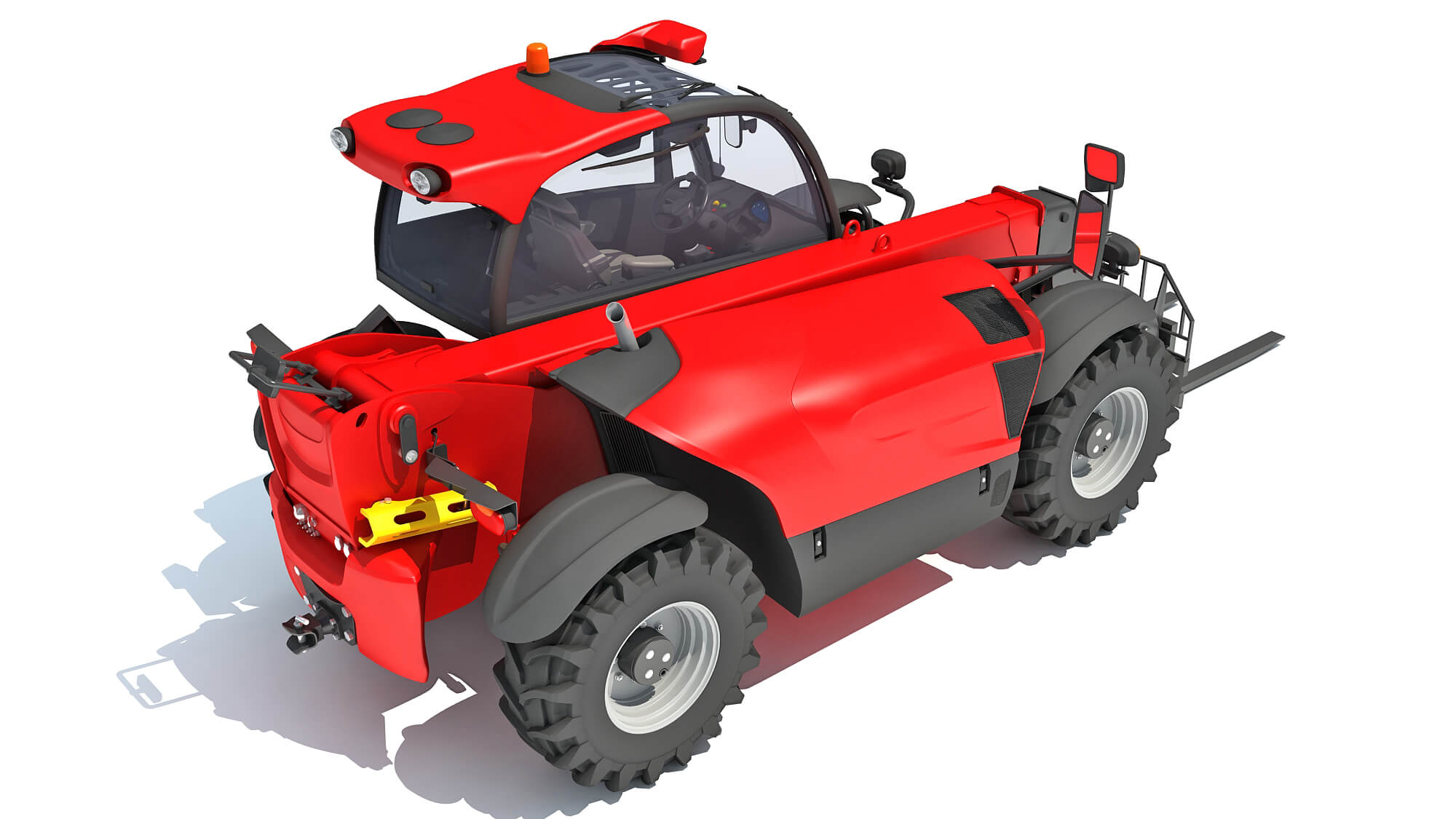 Telescopic Forklift - 3D Model by 3D Horse