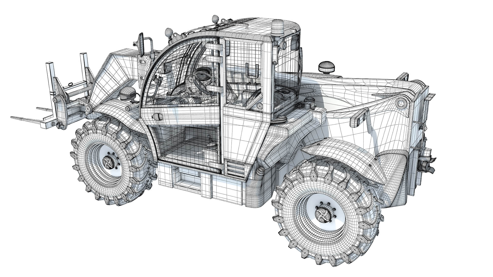 Telescopic Handler 22 - 3D Model by 3D Horse