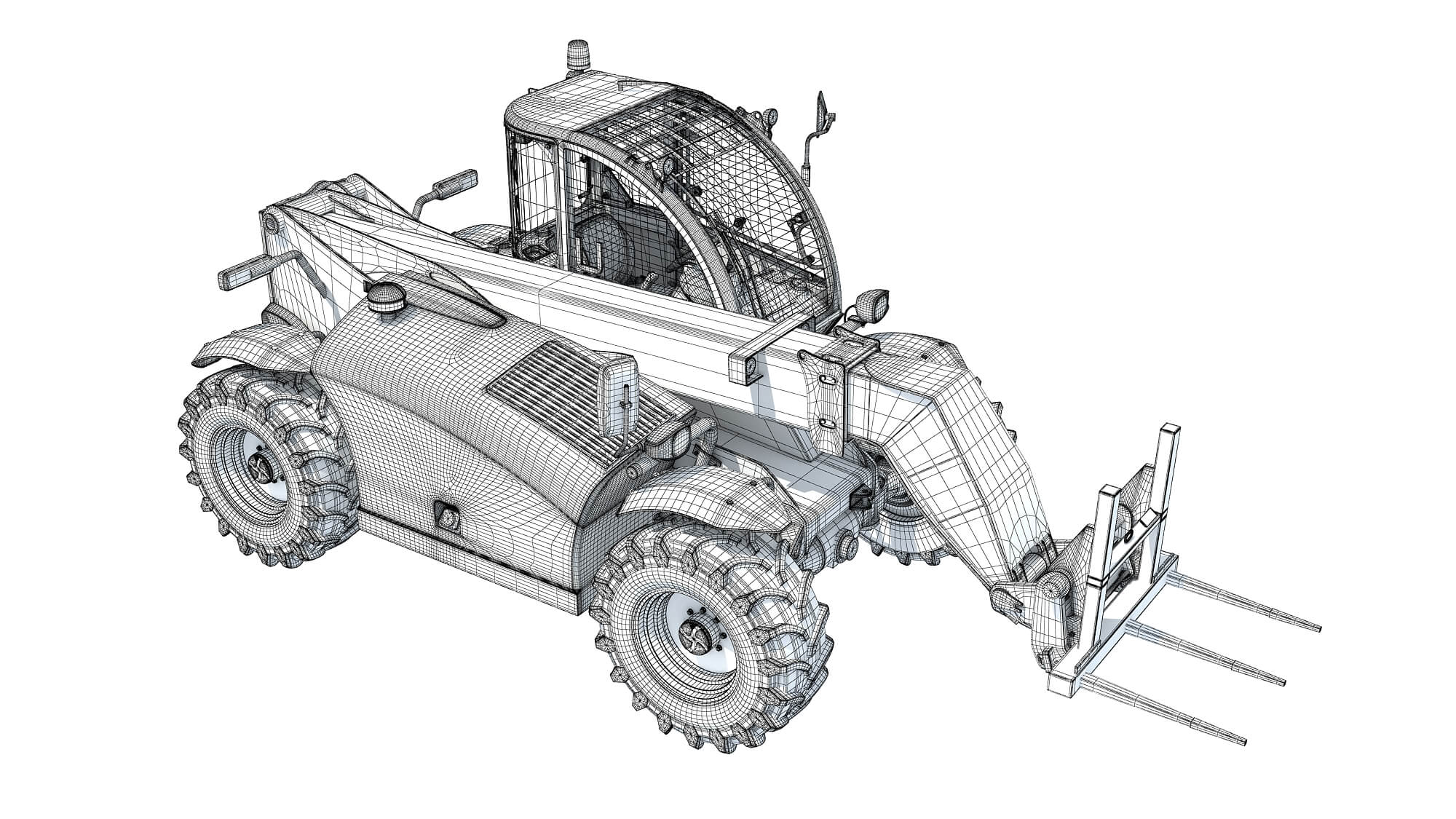 Telescopic Handler 22 - 3D Model by 3D Horse