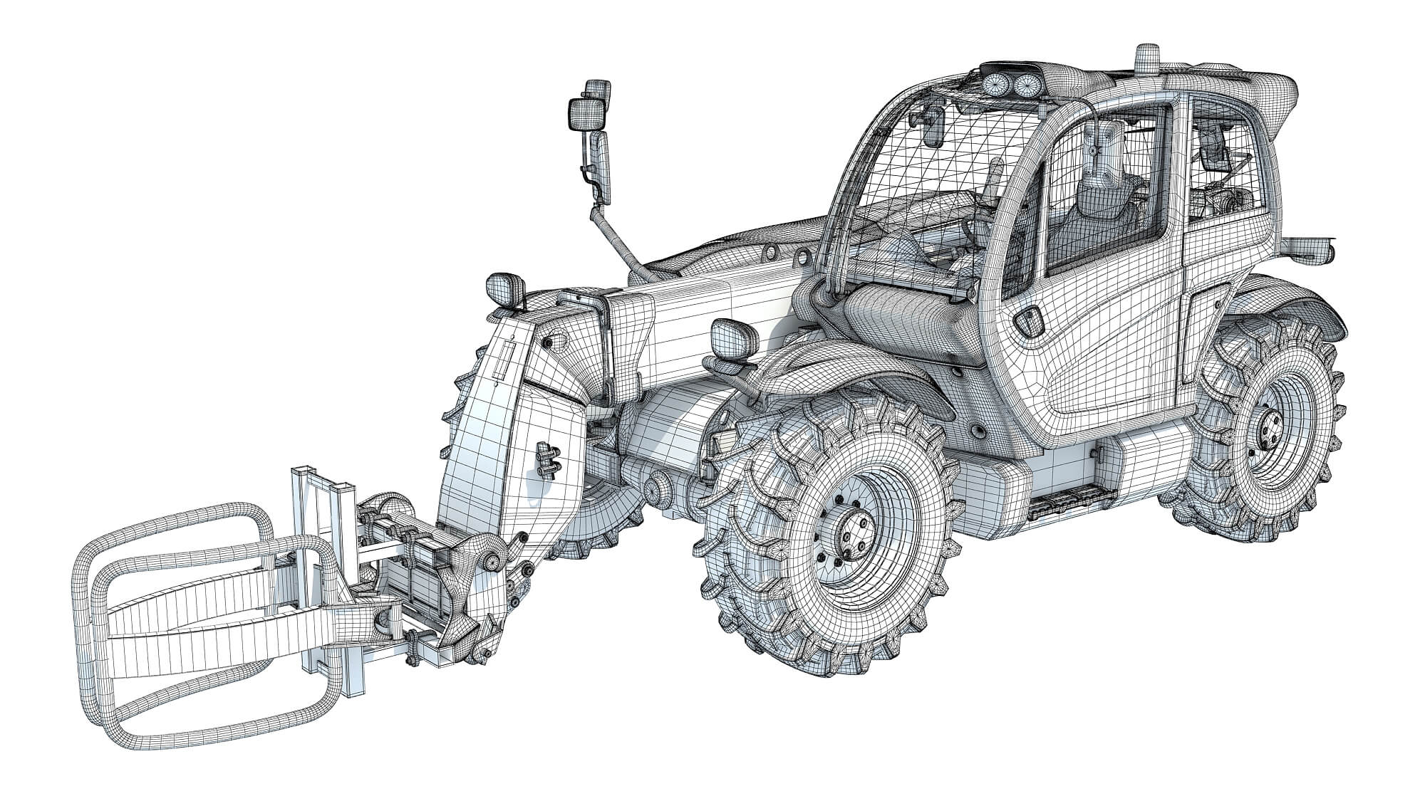 Telescopic Handler 3D by 3D Horse