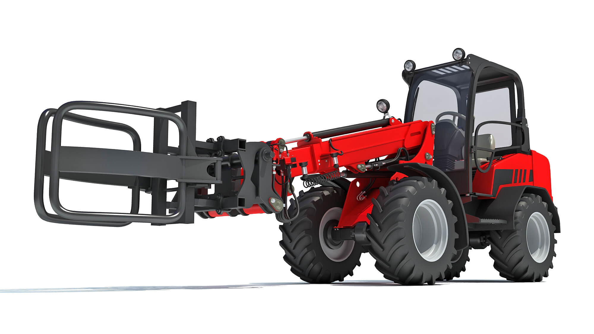 Telescopic Handler Forklift - 3D Model by 3D Horse