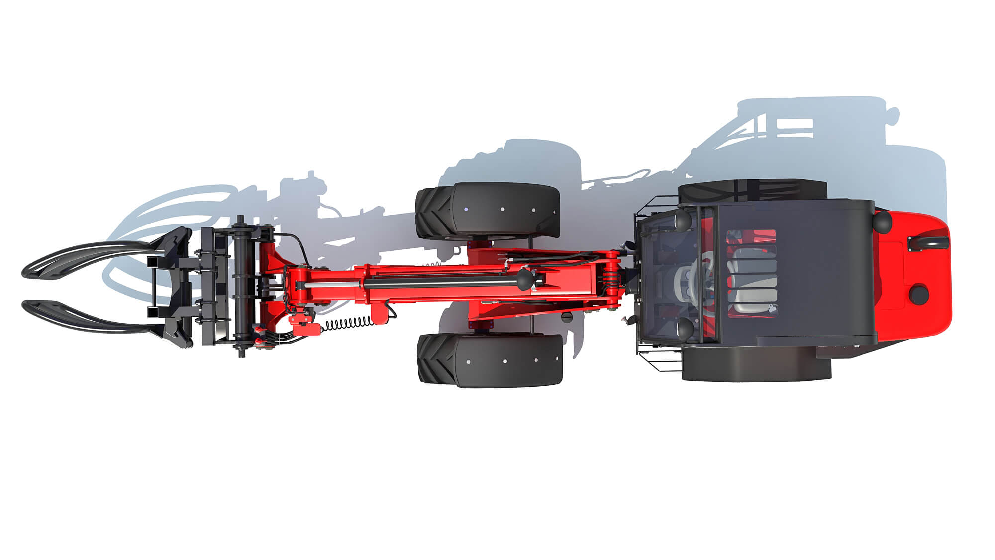 Telescopic Handler Forklift - 3D Model by 3D Horse