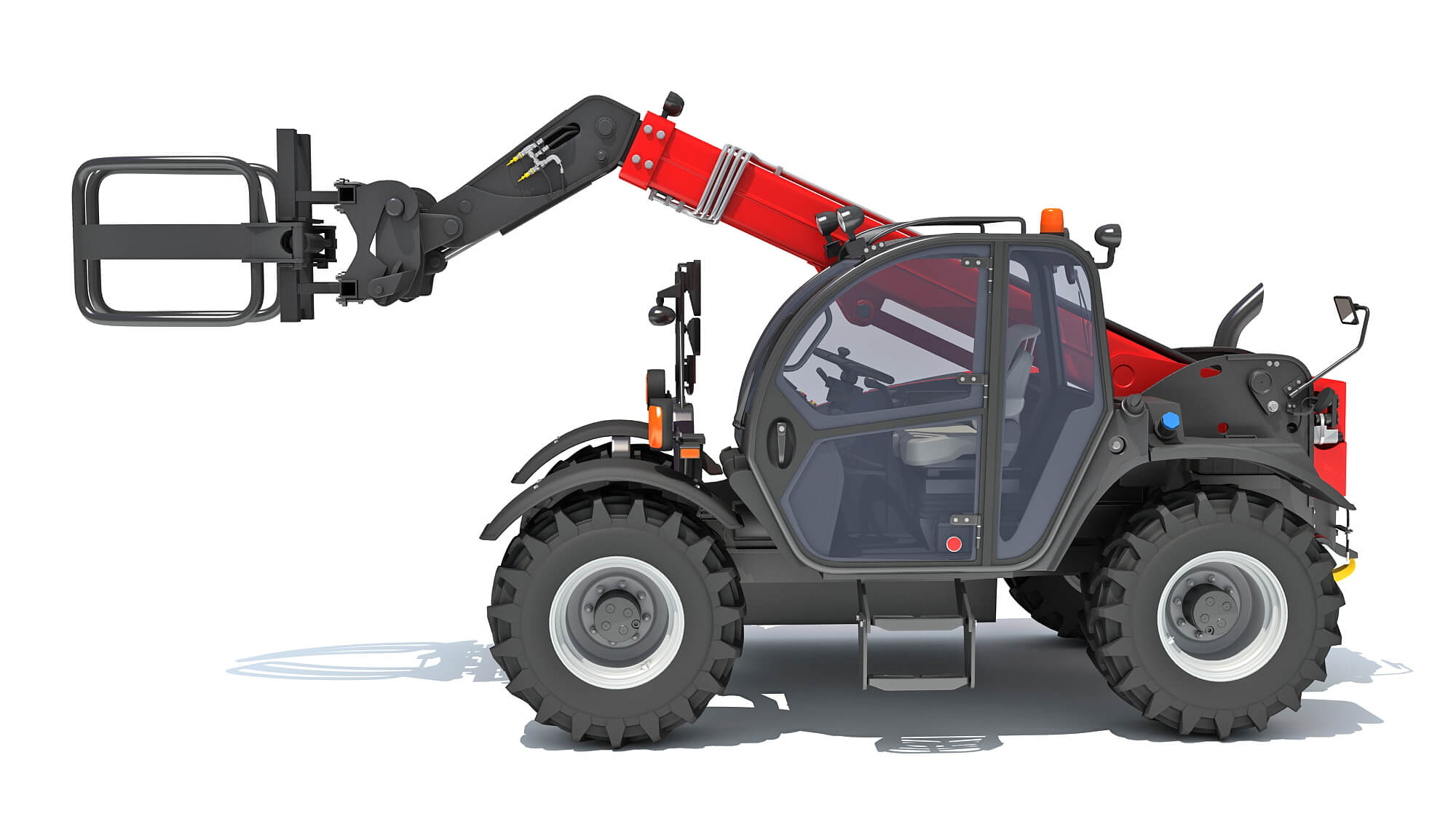 Telescopic Handler Telehandler Forklift - 3D Model by 3D Horse