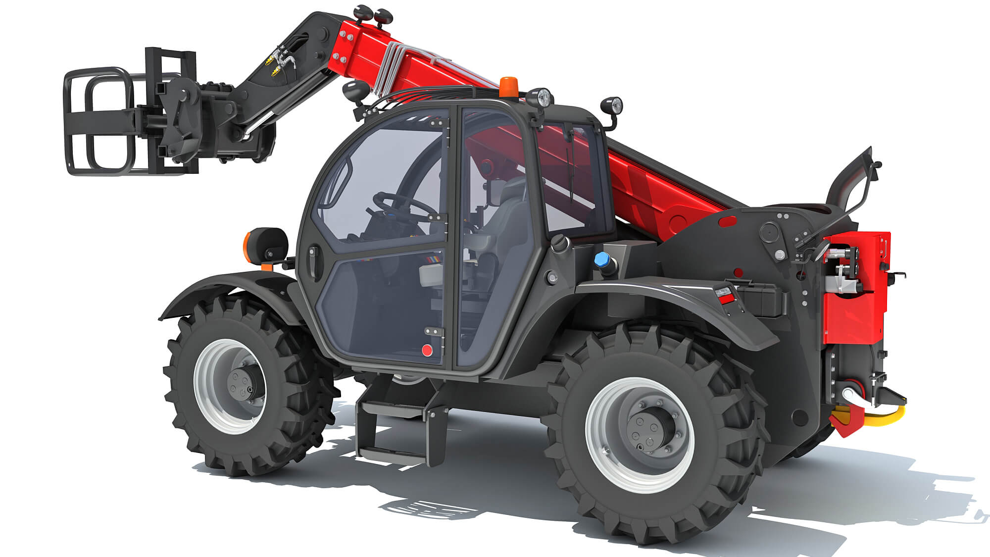 Telescopic Handler Telehandler Forklift - 3D Model by 3D Horse