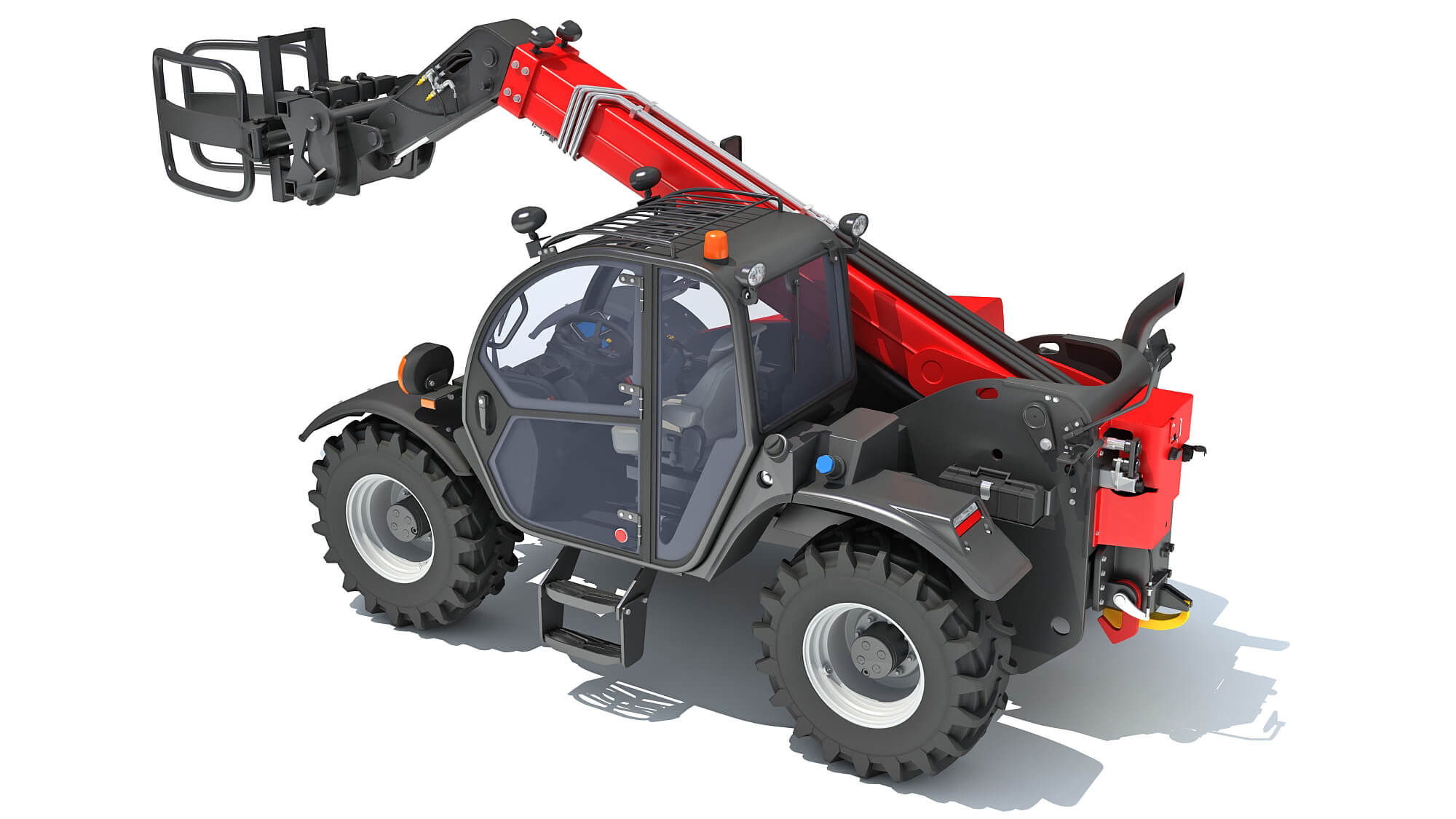 Telescopic Handler Telehandler Forklift - 3D Model by 3D Horse