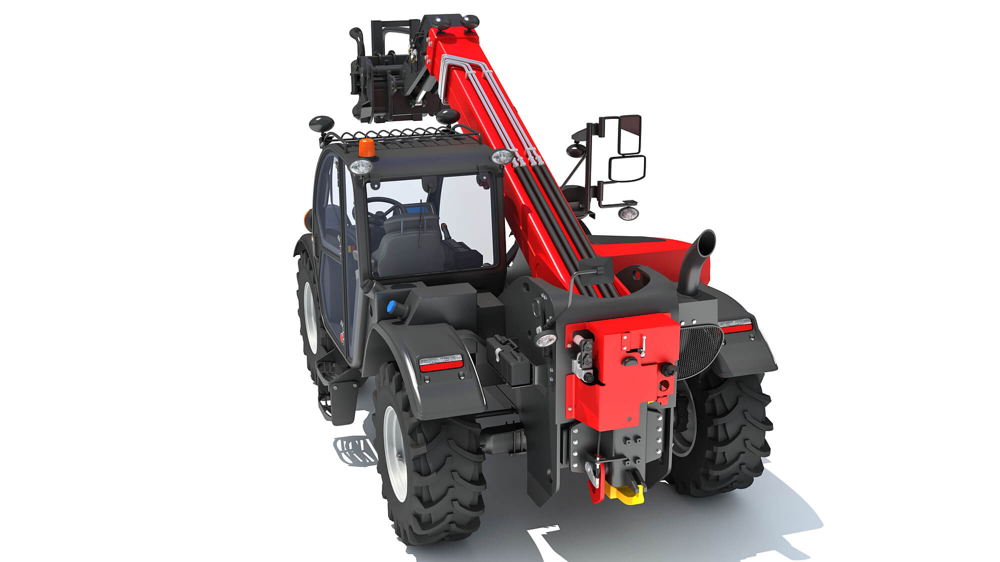 Telescopic Handler Telehandler Forklift - 3D Model by 3D Horse