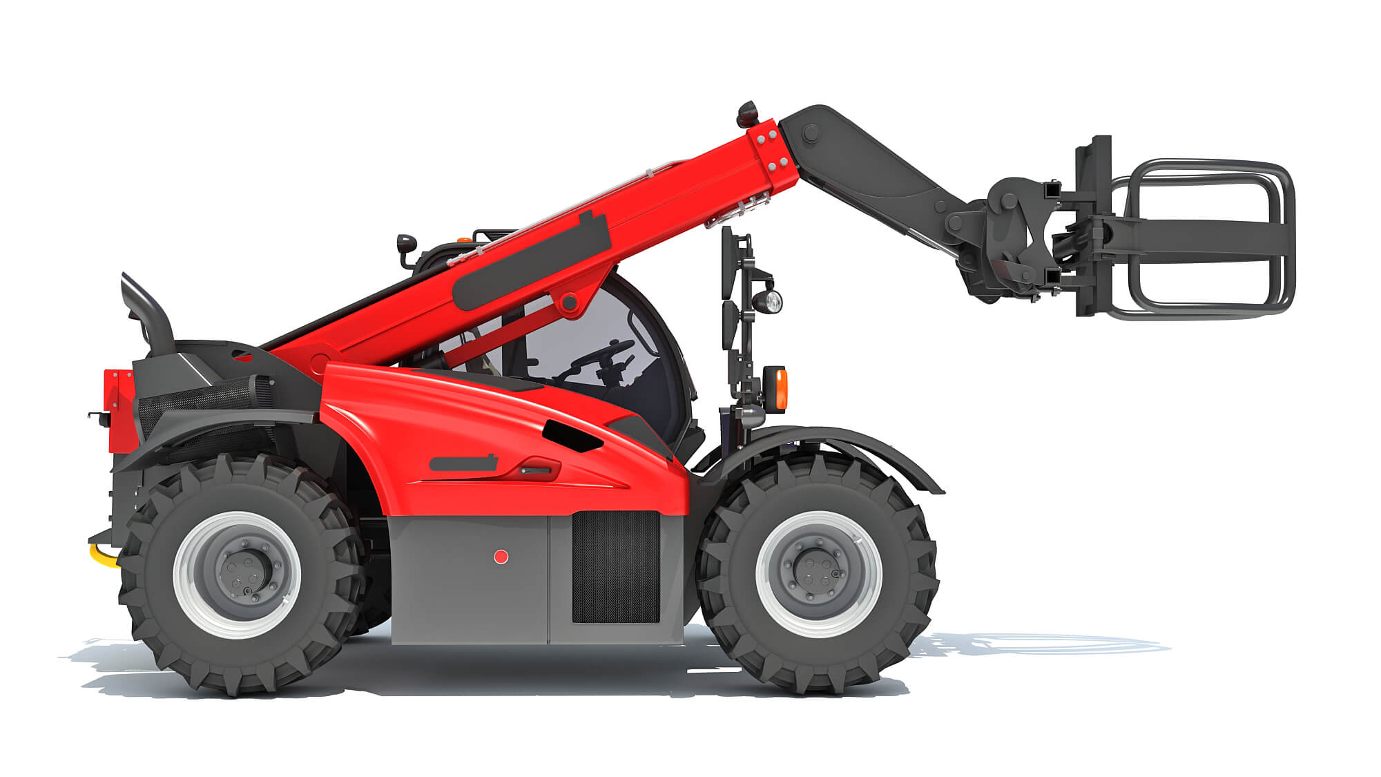 Telescopic Handler Telehandler Forklift - 3D Model by 3D Horse