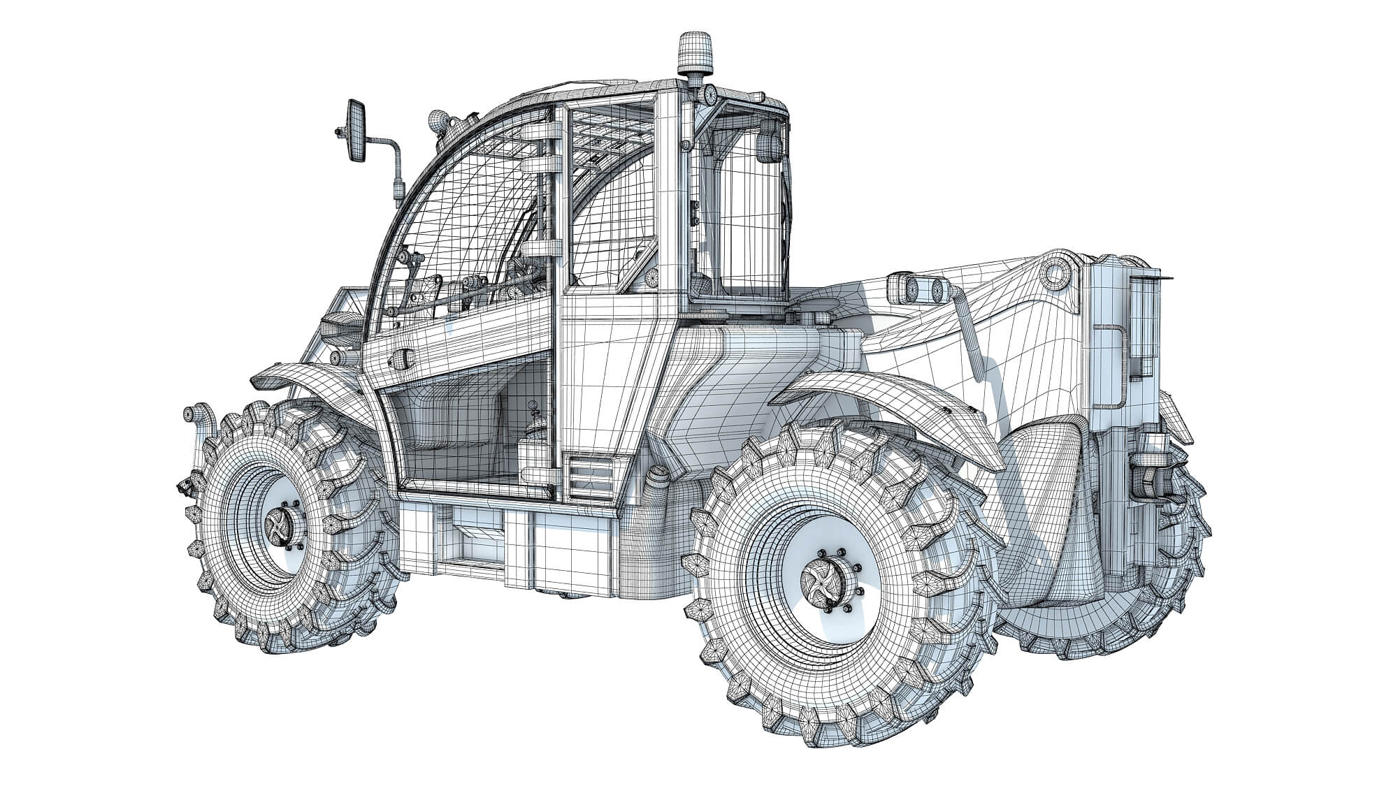 Telescopic Handler - 3D Model by 3D Horse