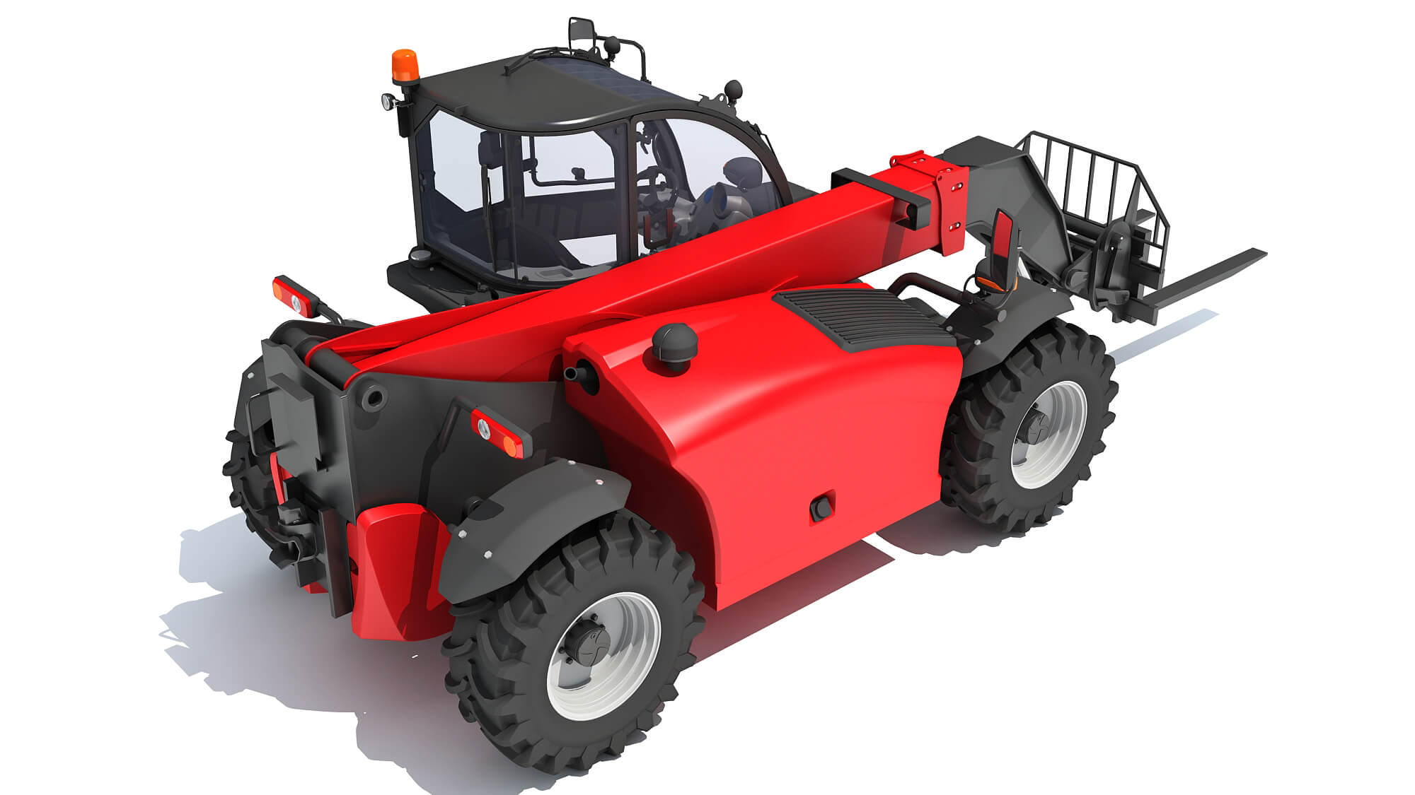 Telescopic Telehandler - 3D Model by 3D Horse
