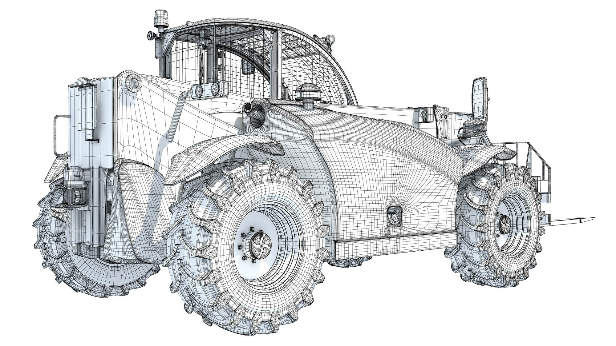 Telescopic Telehandler - 3D Model by 3D Horse