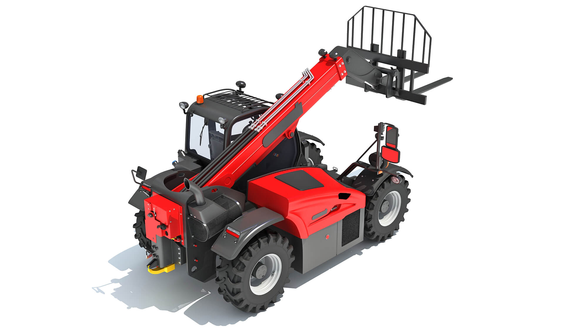 Telescopic Telehandler Forklift - 3D Model by 3D Horse
