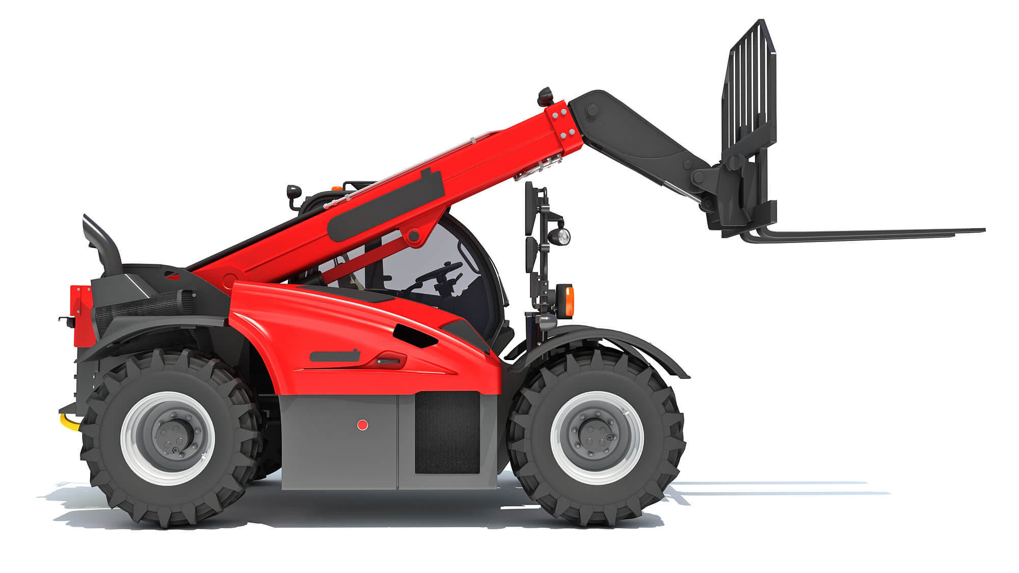 Telescopic Telehandler Forklift - 3D Model by 3D Horse