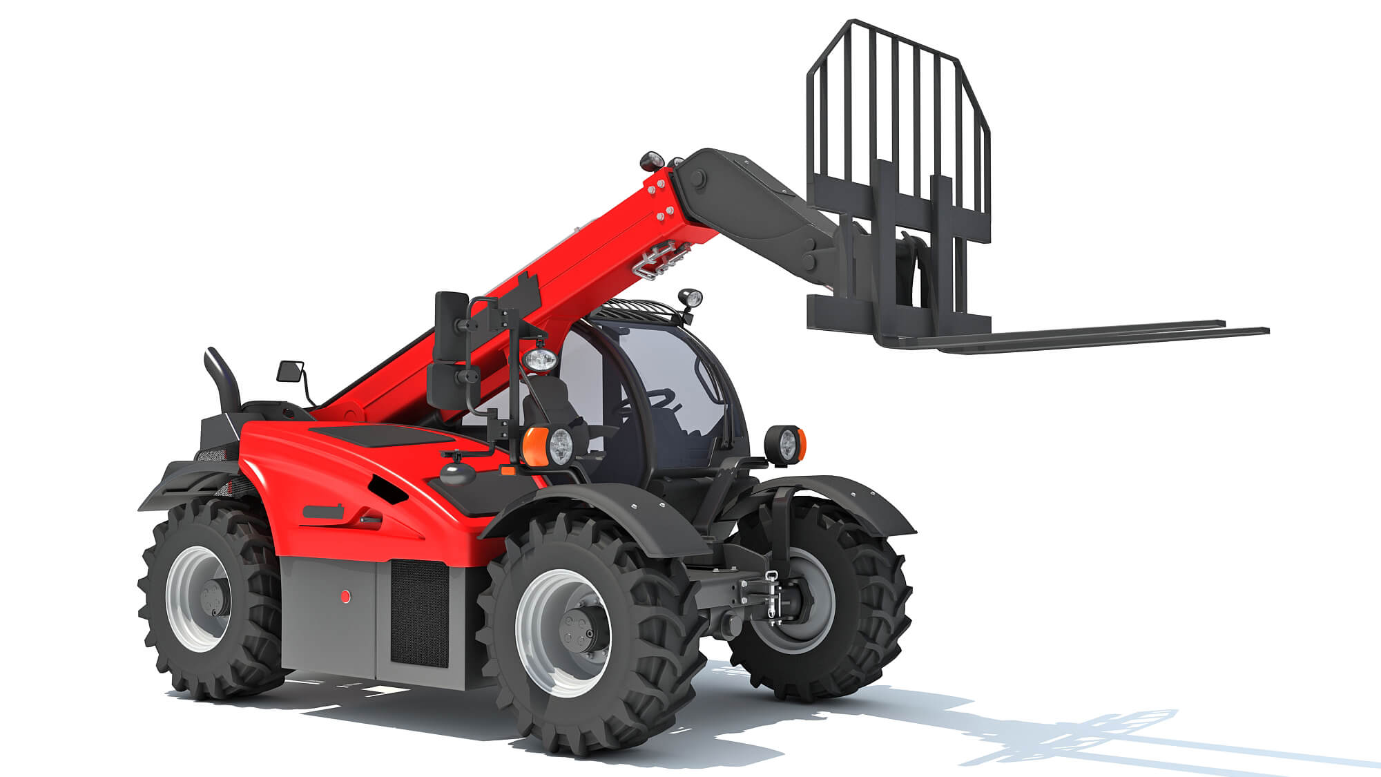 Telescopic Telehandler Forklift - 3D Model by 3D Horse