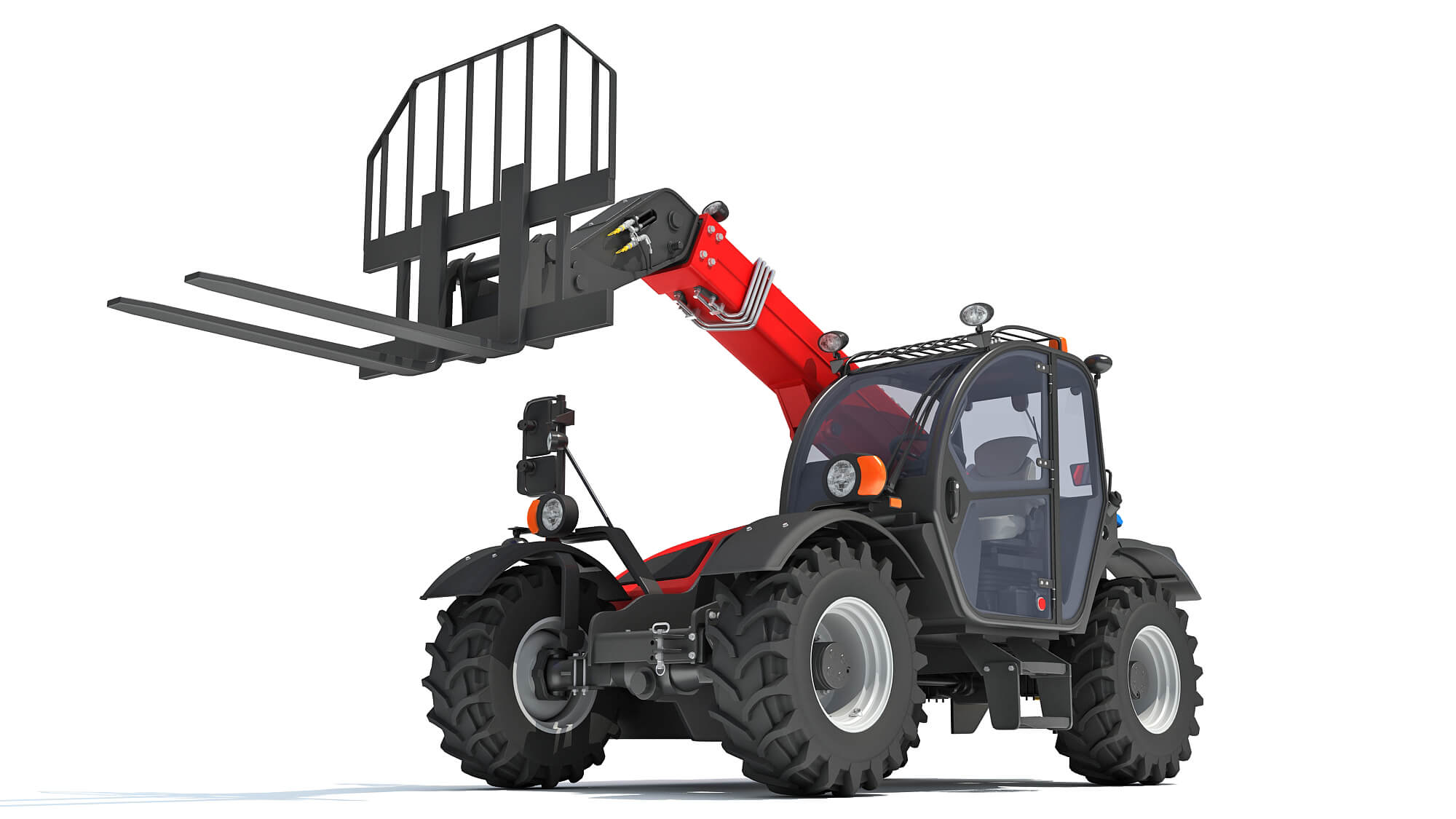 Telescopic Telehandler Forklift - 3D Model by 3D Horse