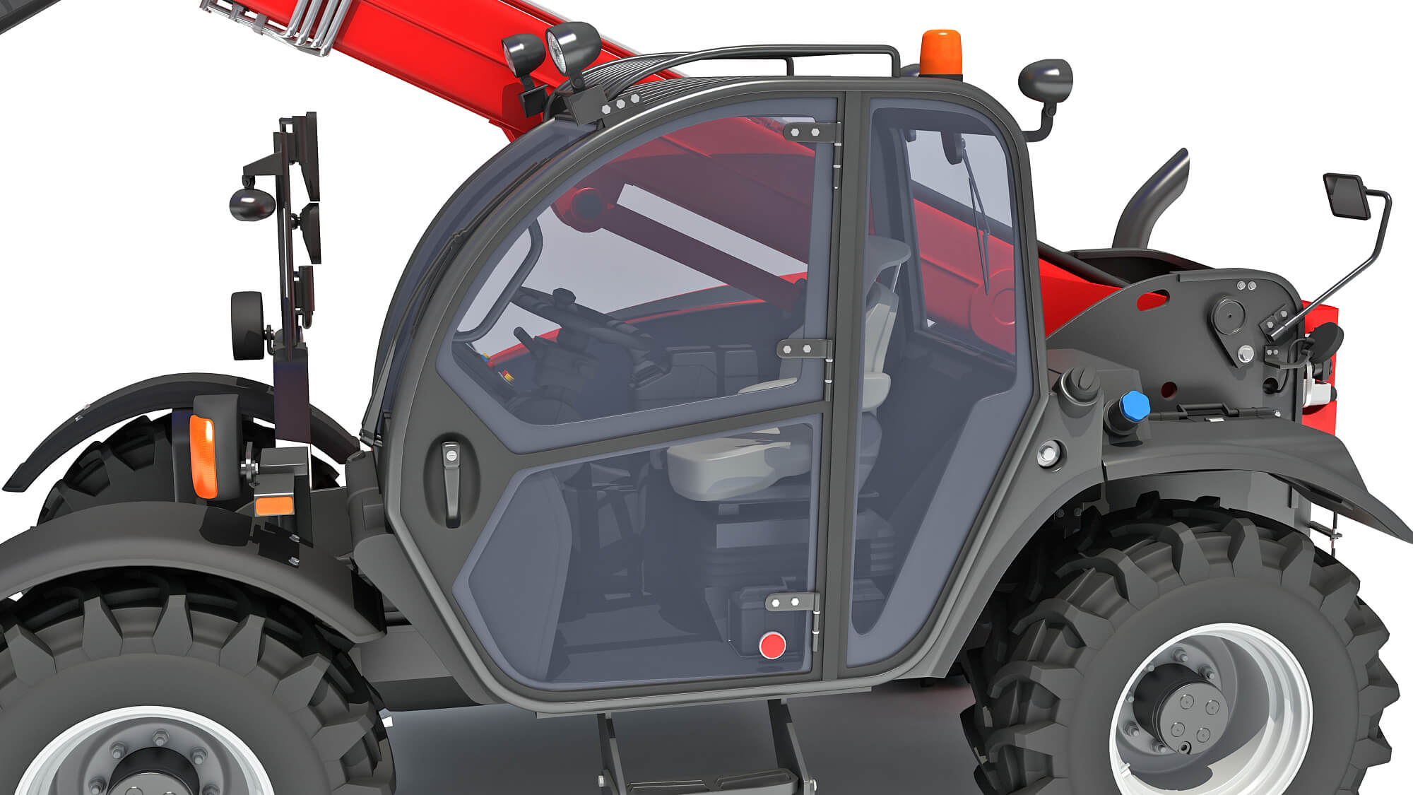 Telescopic Telehandler Forklift - 3D Model by 3D Horse