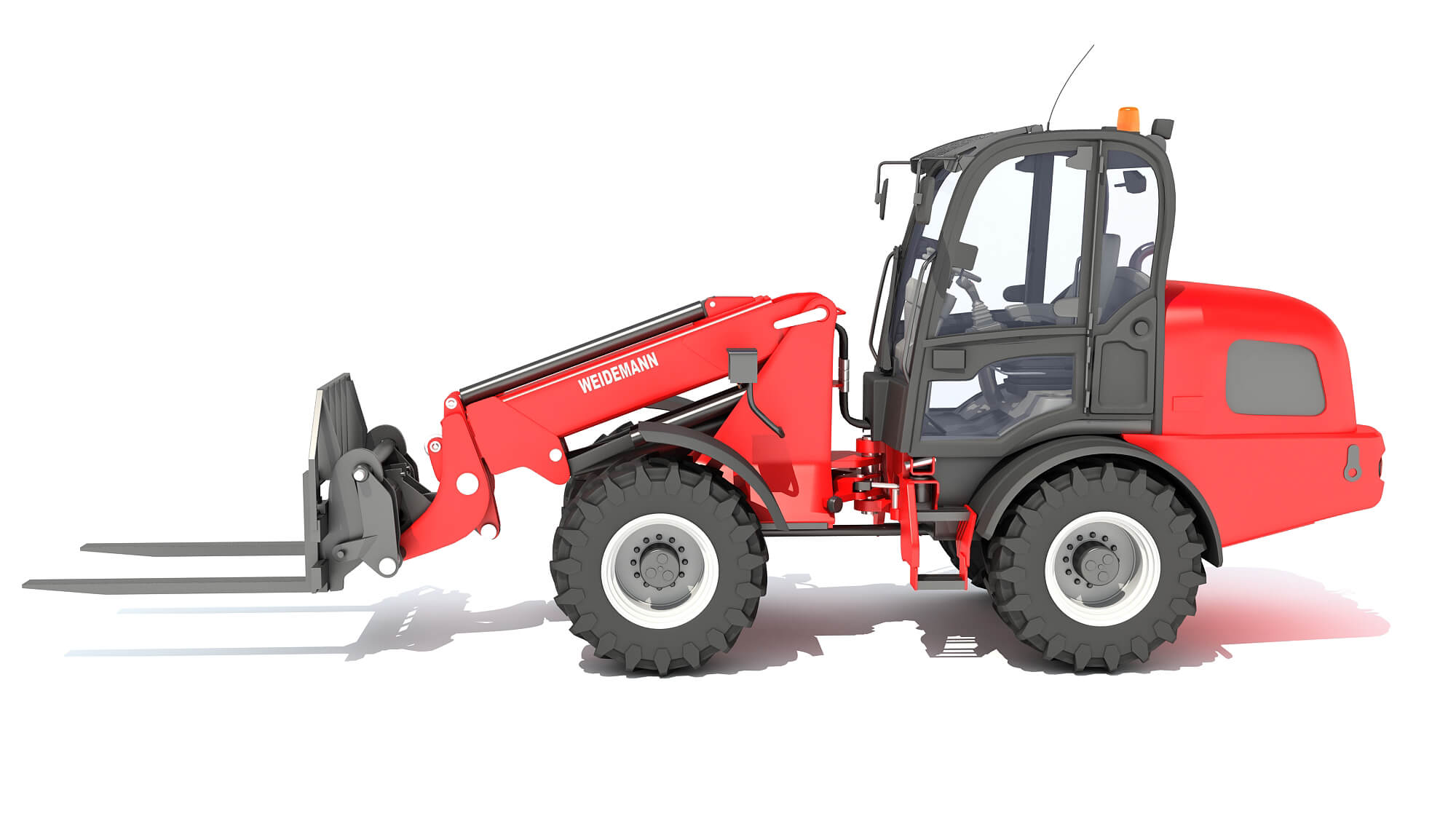 Telescopic Telehandler Weidemann - 3D Model by 3D Horse