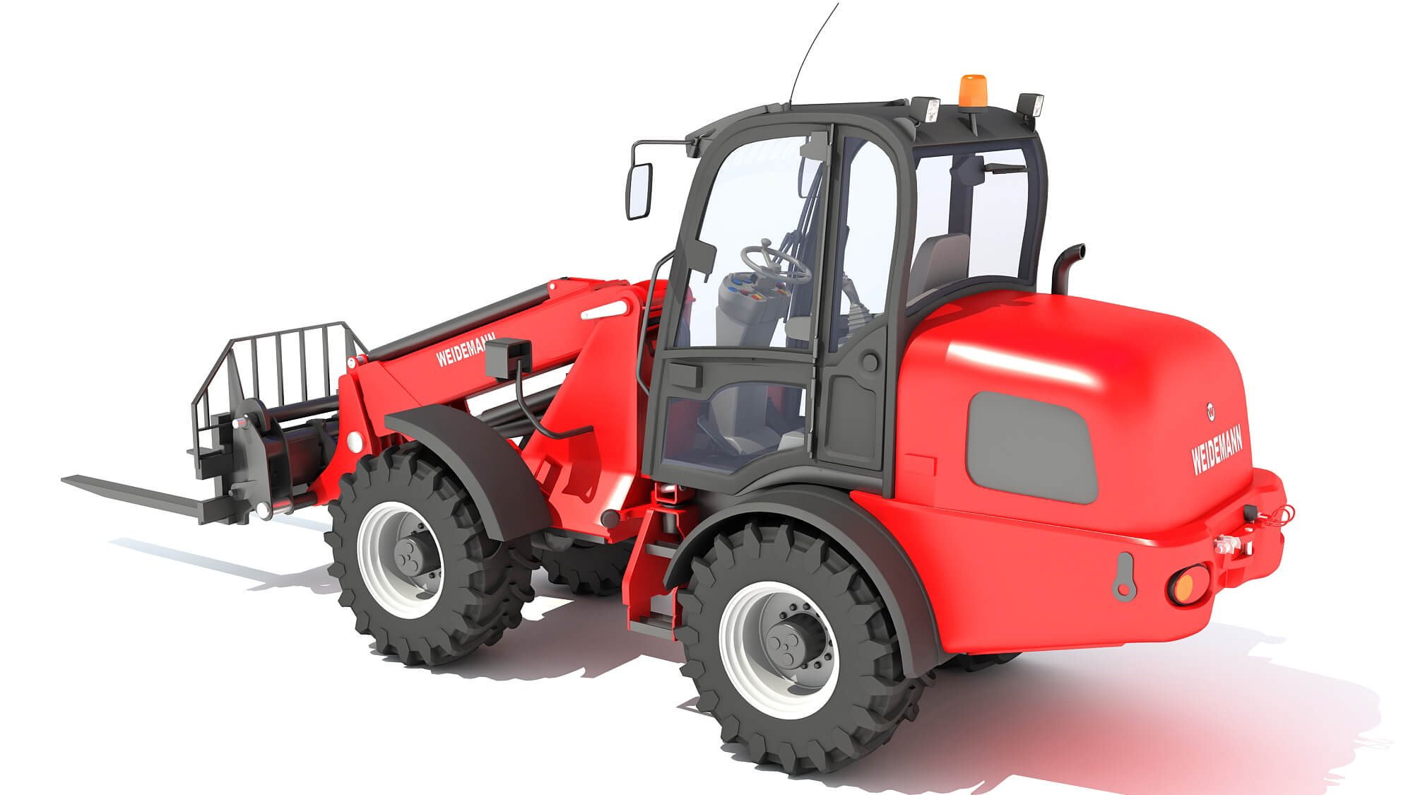 Telescopic Telehandler Weidemann - 3D Model by 3D Horse