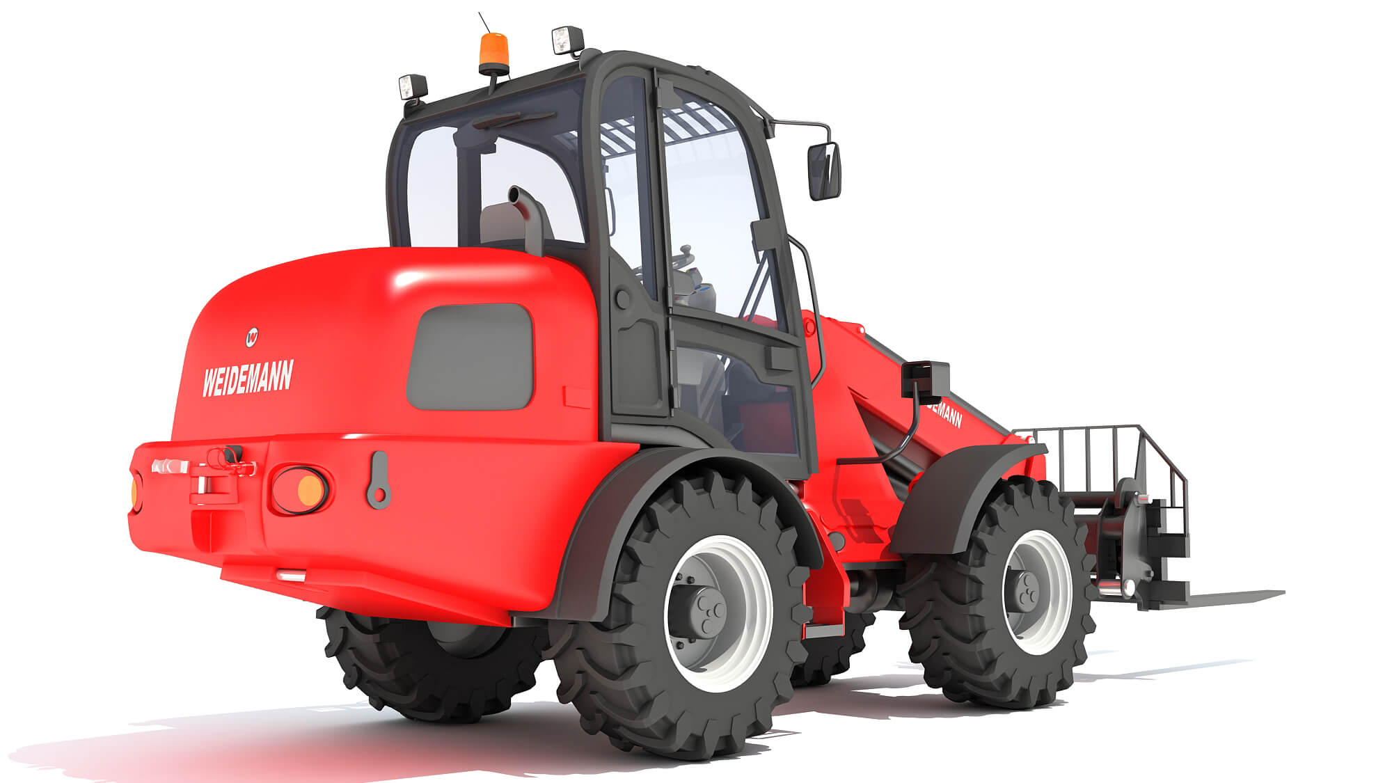 Telescopic Telehandler Weidemann - 3D Model by 3D Horse