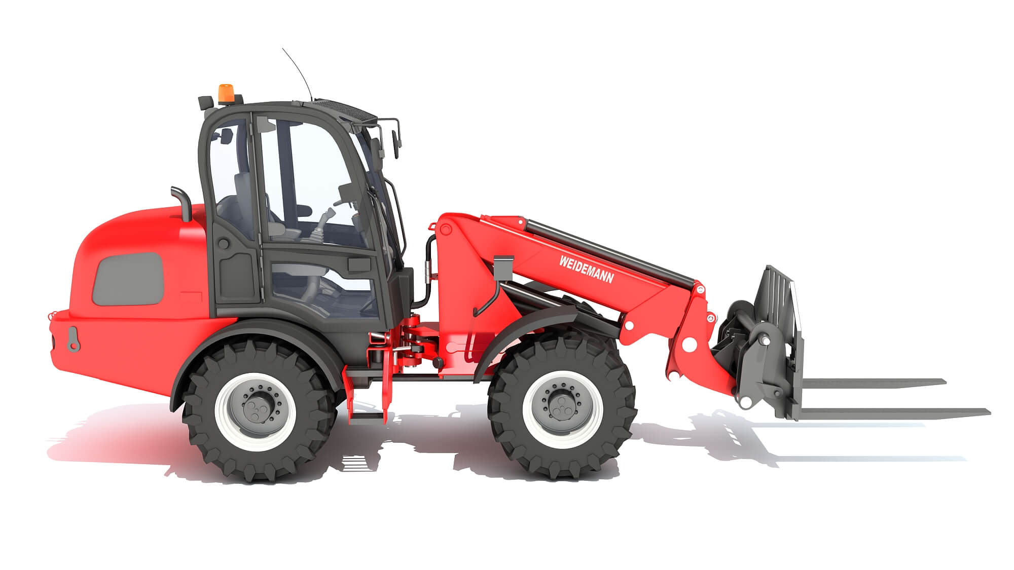 Telescopic Telehandler Weidemann - 3D Model by 3D Horse