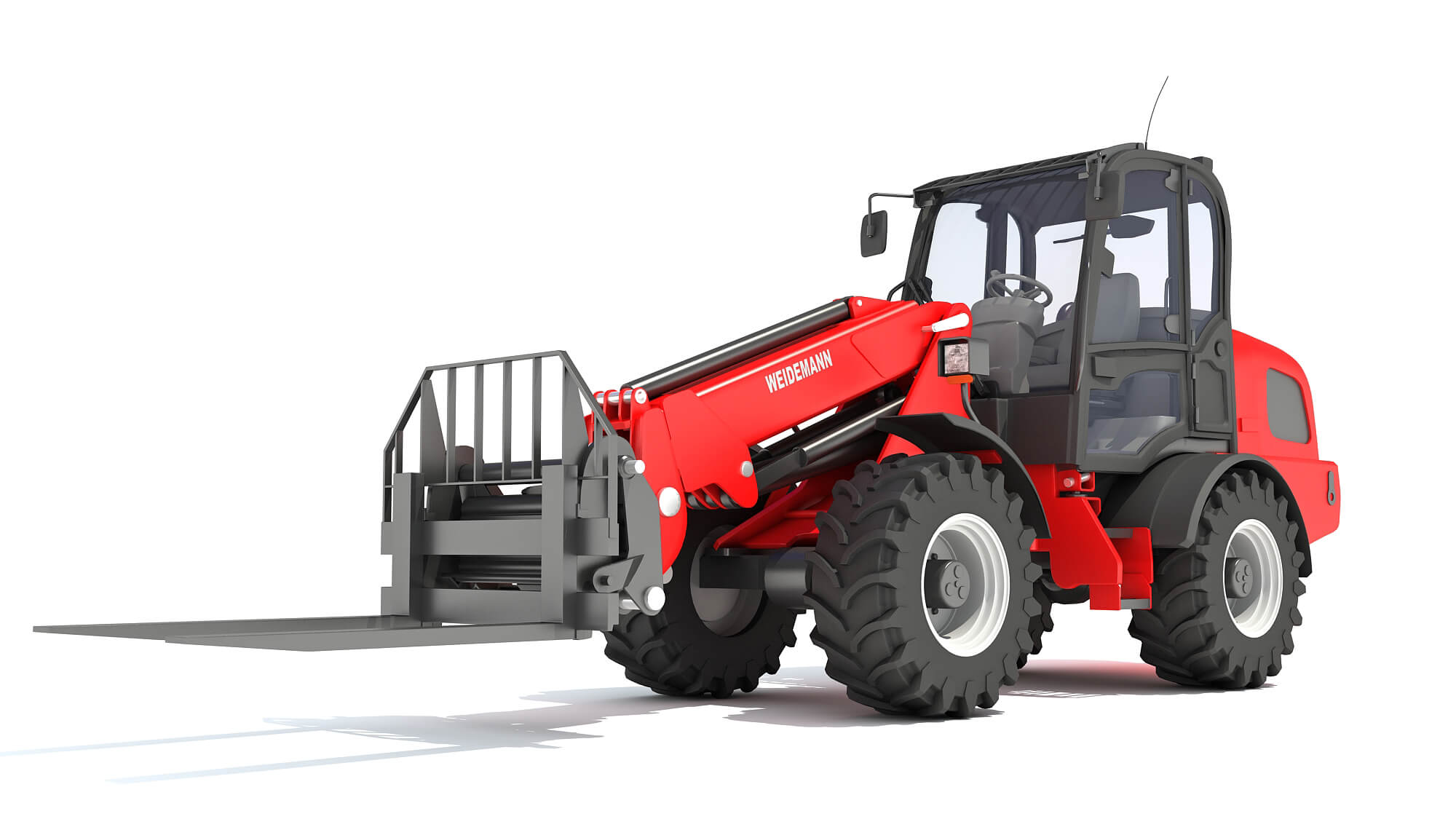 Telescopic Telehandler Weidemann - 3D Model by 3D Horse