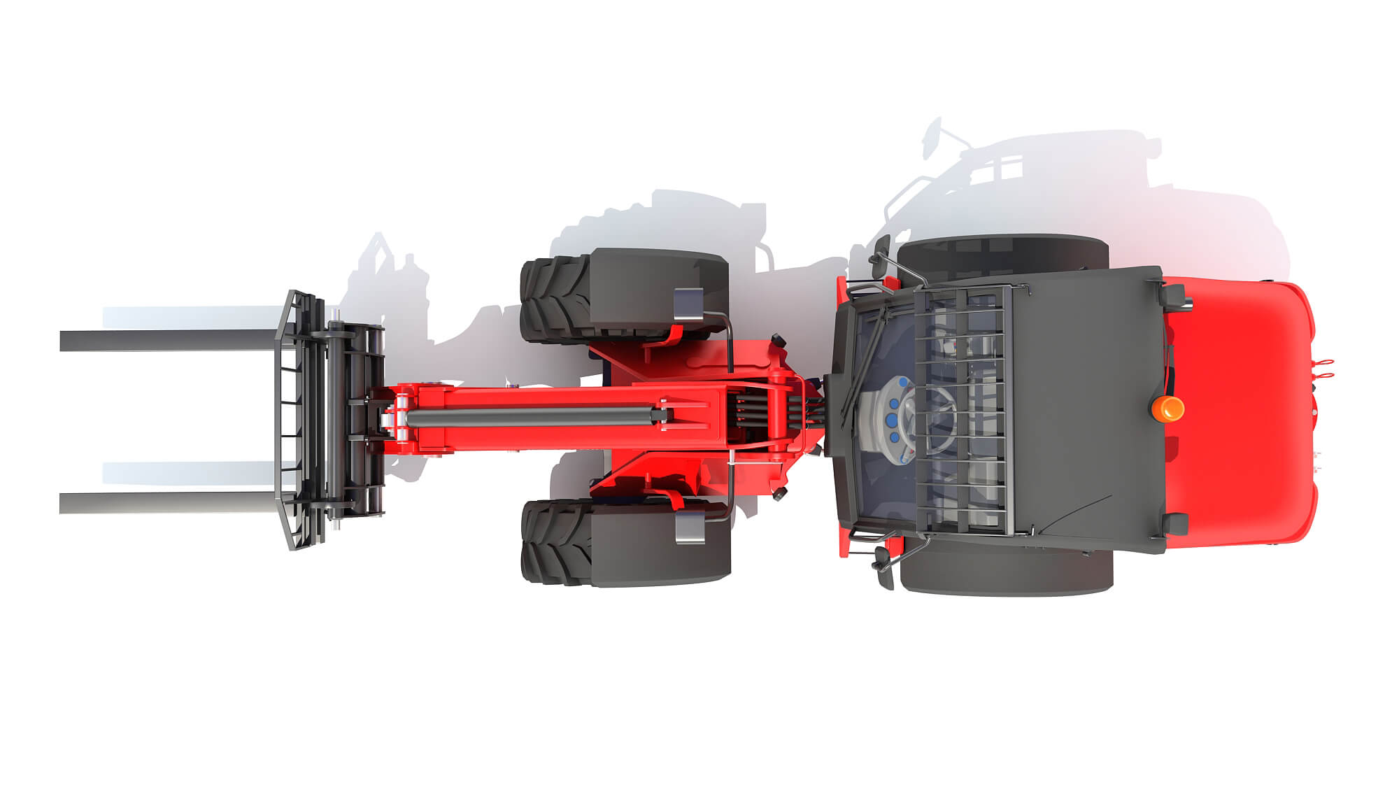 Telescopic Telehandler Weidemann - 3D Model by 3D Horse